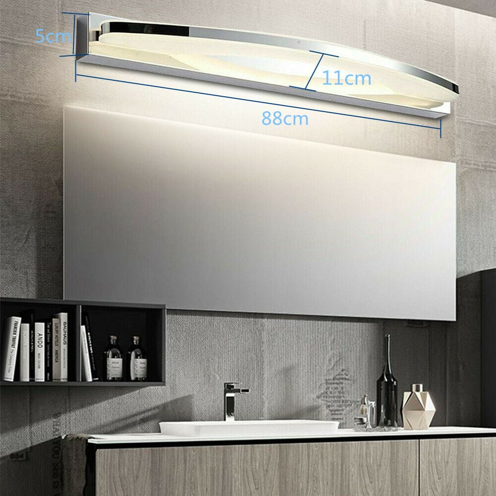 Modern Bathroom LED Vanity Light Toilet Front Mirror Makeup Wall Lamp ...
