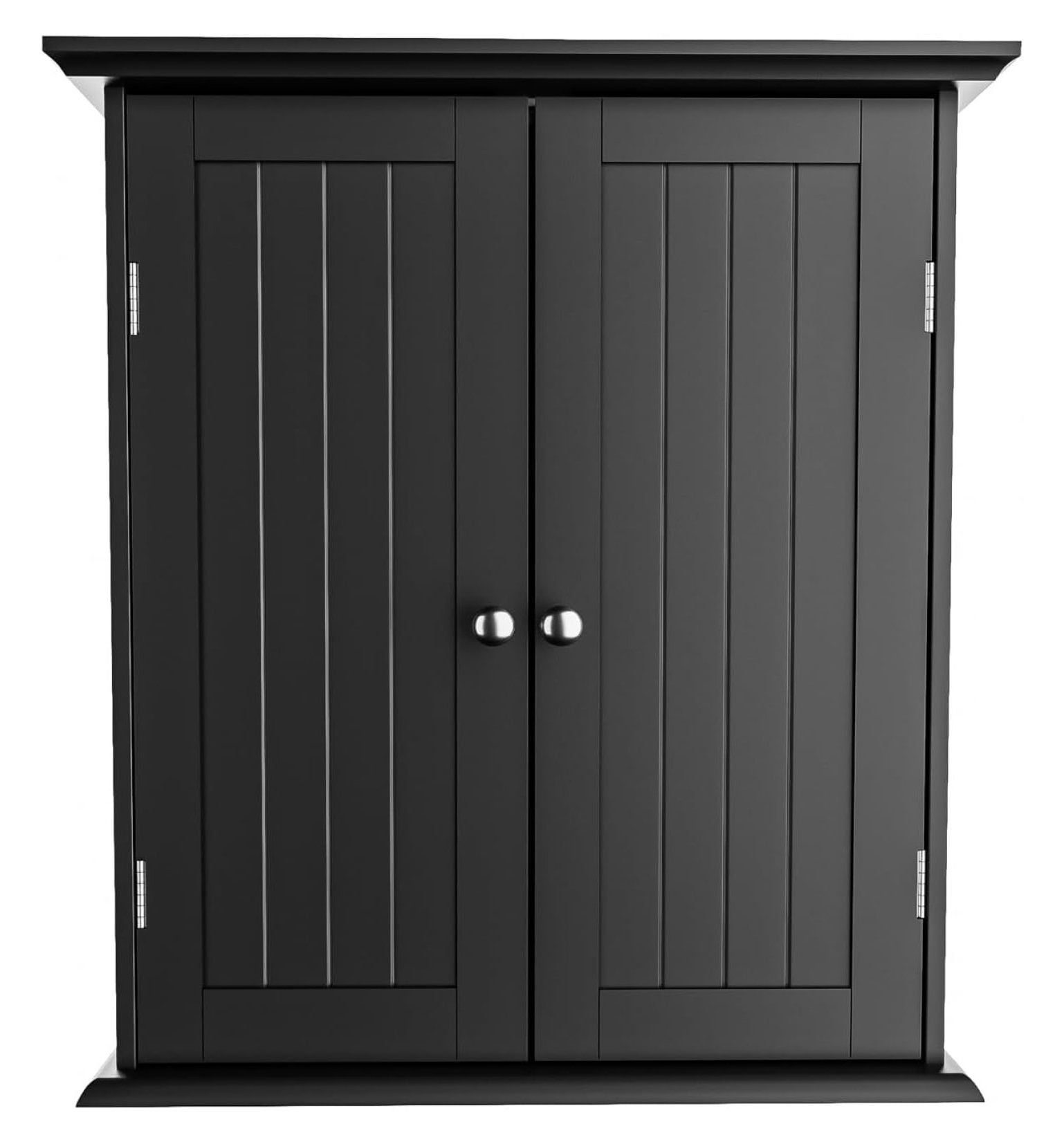 Modern Bathroom Wall Cabinet with Adjustable Shelf - Full Sized Wall ...