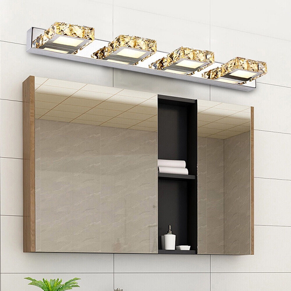 Modern Bathroom Wall Sconces Mirror Vanity 3-Light/4-Lights LED Make Up ...