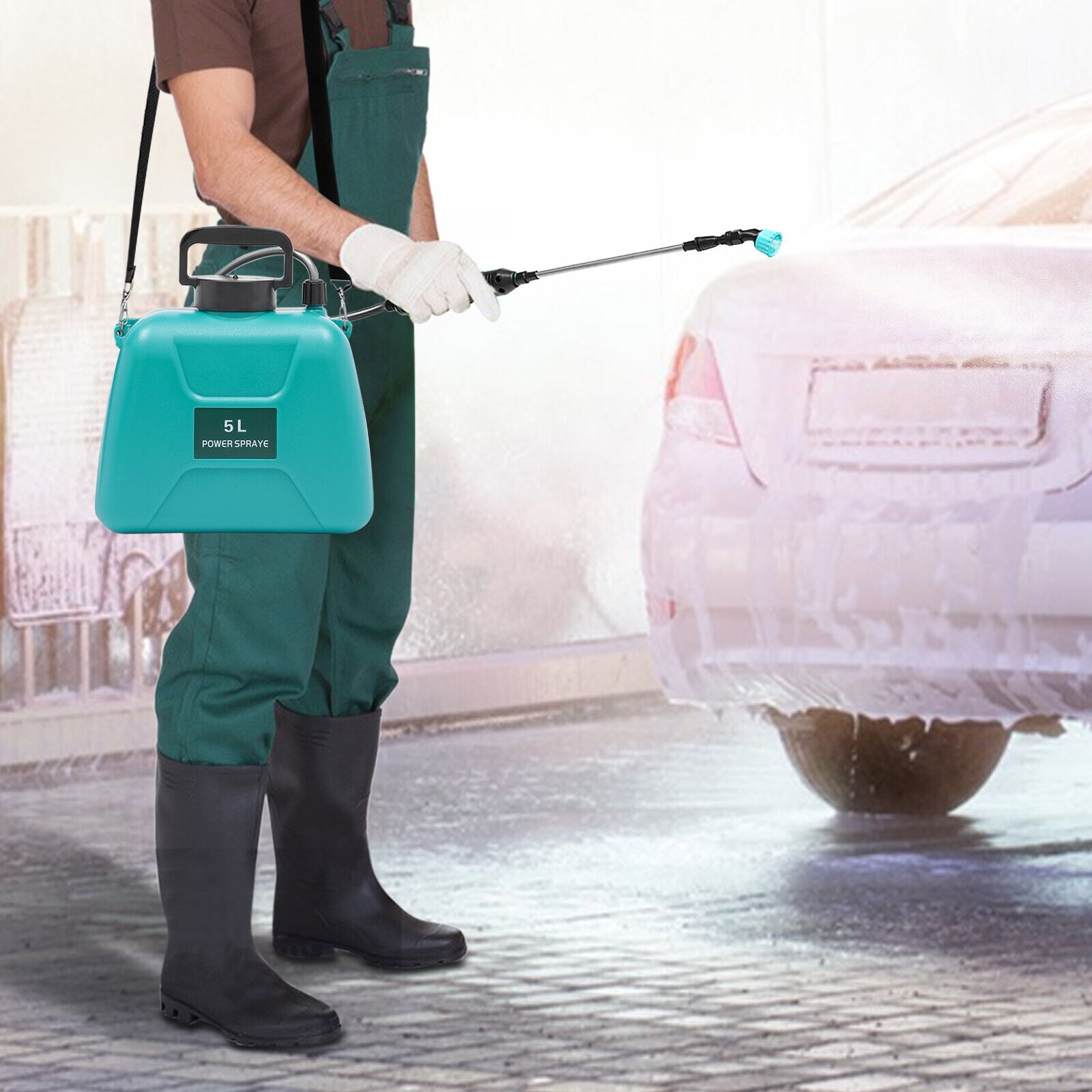 Modern Battery Powered Sprayer 1.35Galon/5L Electric Sprayer Battery ...