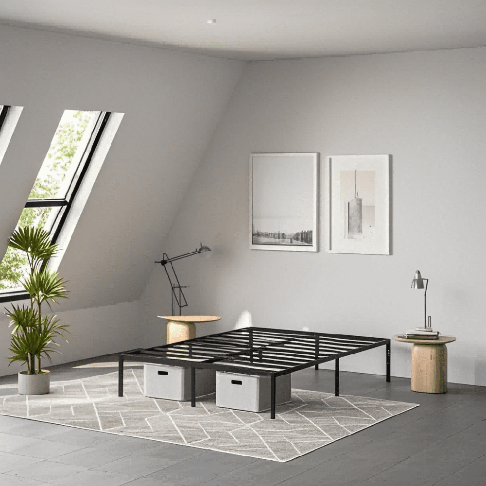 Modern Bed Frame for Your Sofa with Eco-Friendly Design, Black, and ...