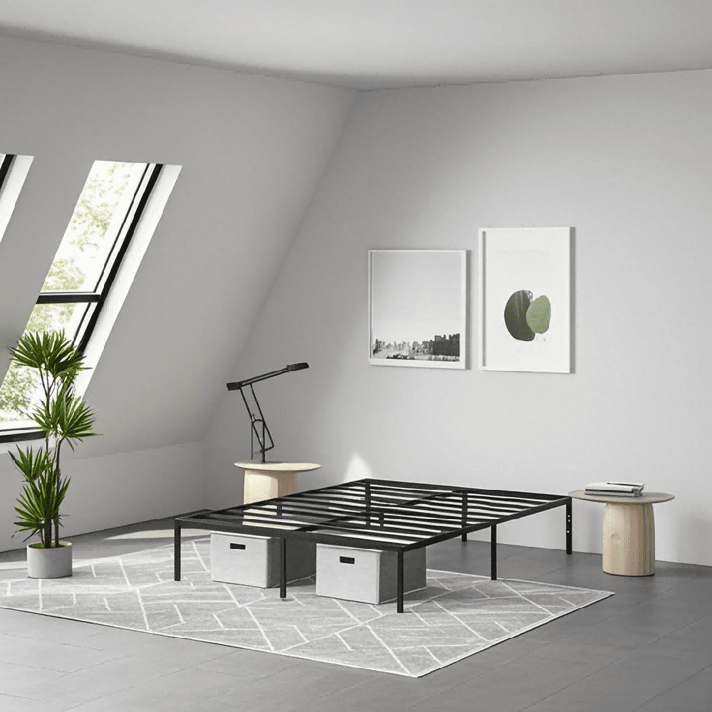 Modern Bed Frame for Your Sofa with Eco-Friendly Design, Black, and ...