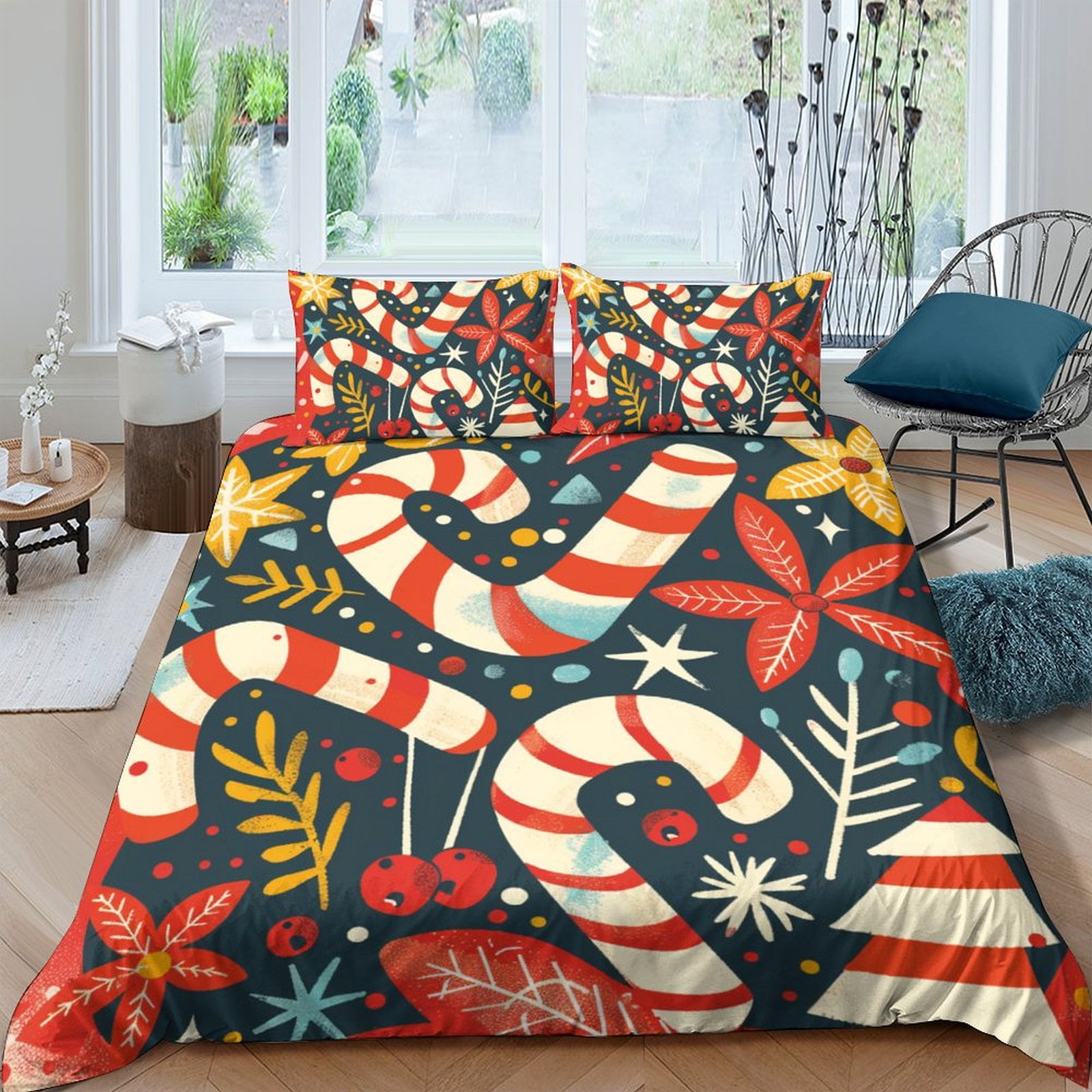 Modern Bedroom Decor Christmas Bedding Set Festival Creative Comforter ...