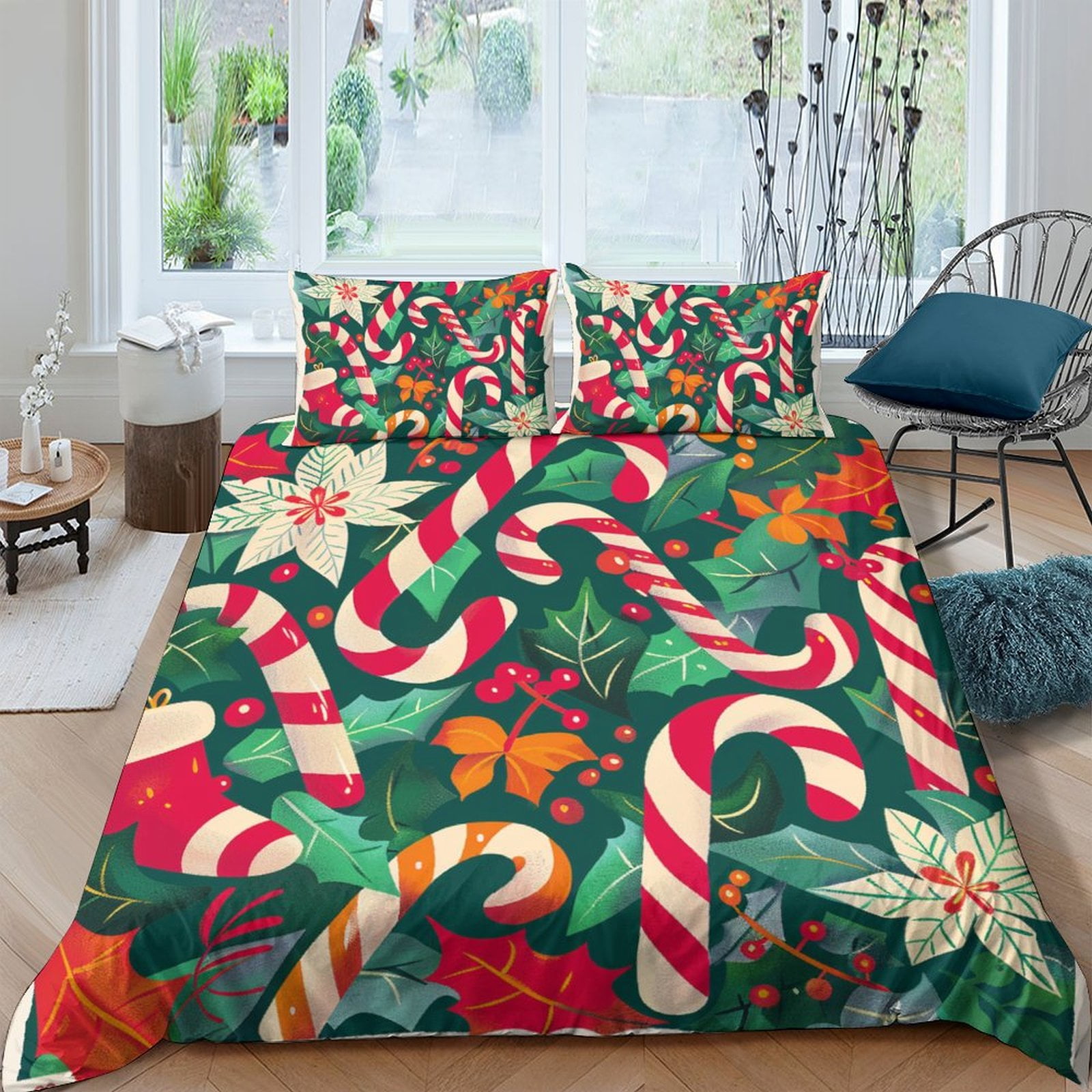 Modern Bedroom Decor Christmas Bedding Set Festival Creative Comforter ...