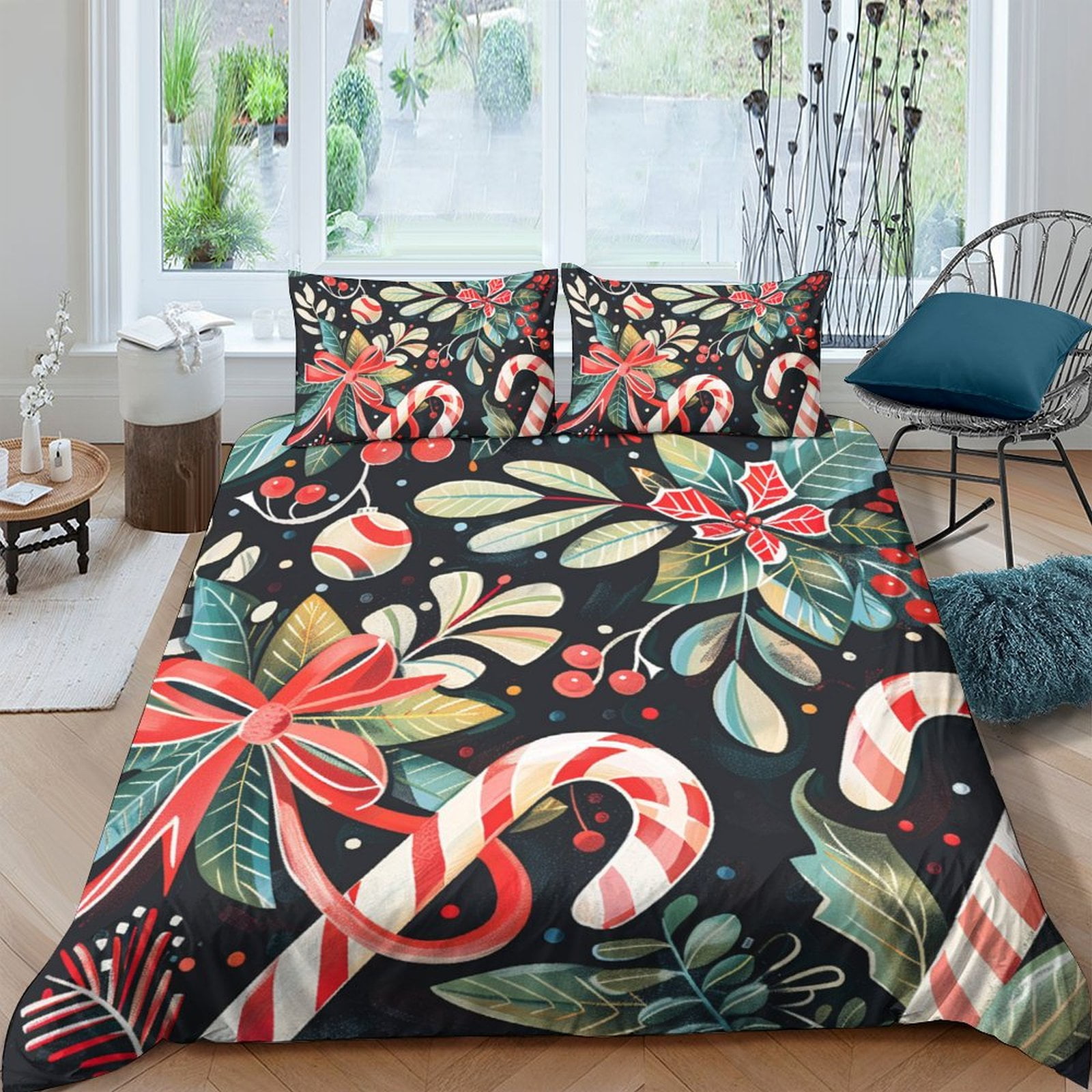 Modern Bedroom Decor Christmas Bedding Set Festival Creative Comforter ...