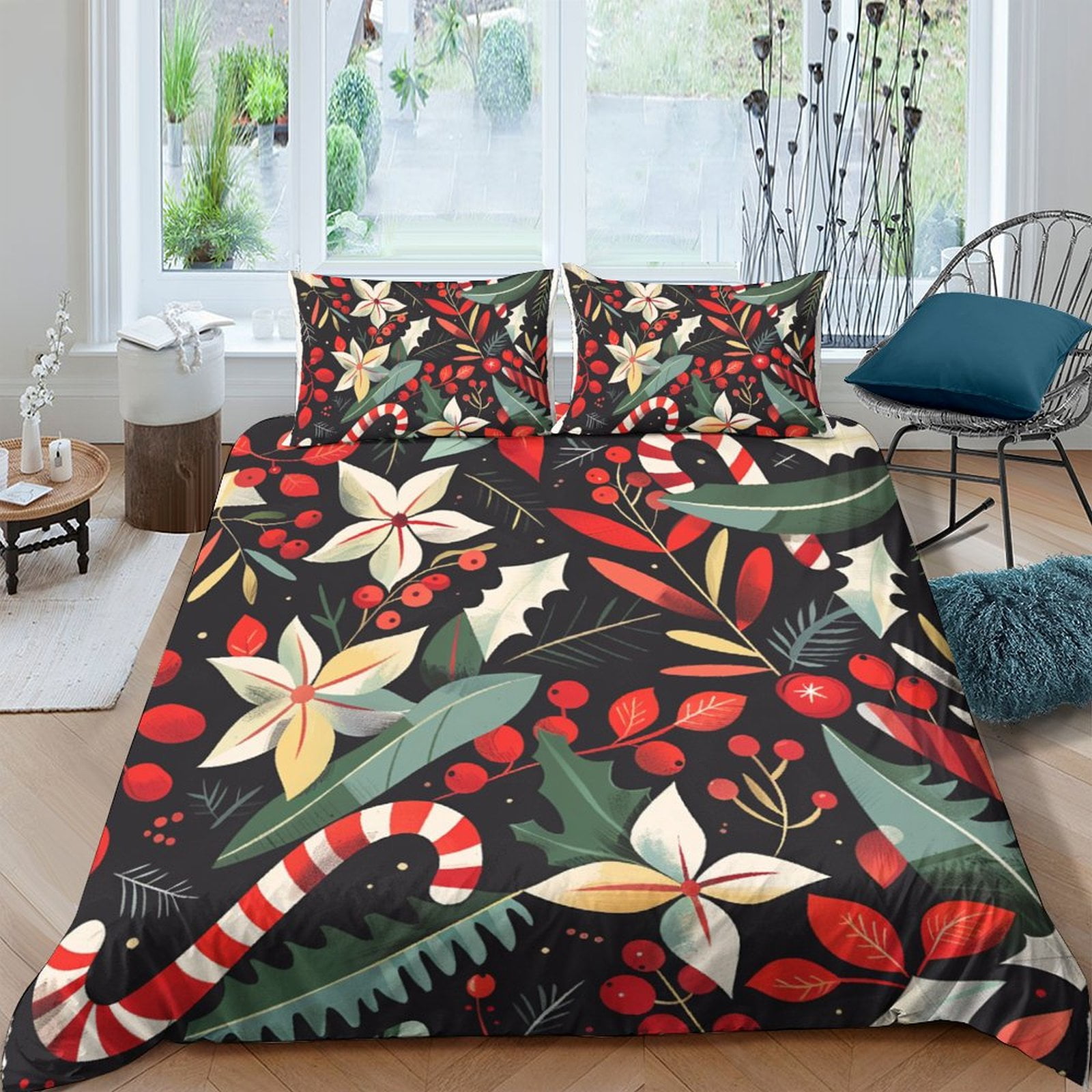 Modern Bedroom Decor Christmas Bedding Set Festival Creative Comforter ...