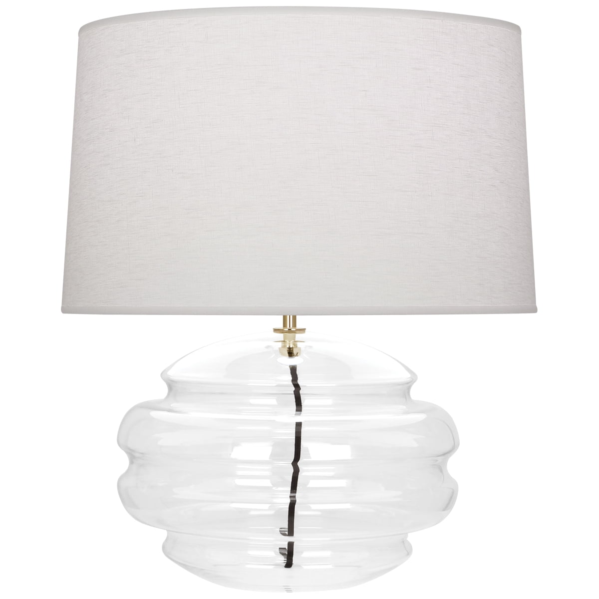 Modern Beehive Glass Table Lamp with Brass Finish - SRKASHLTENI ...