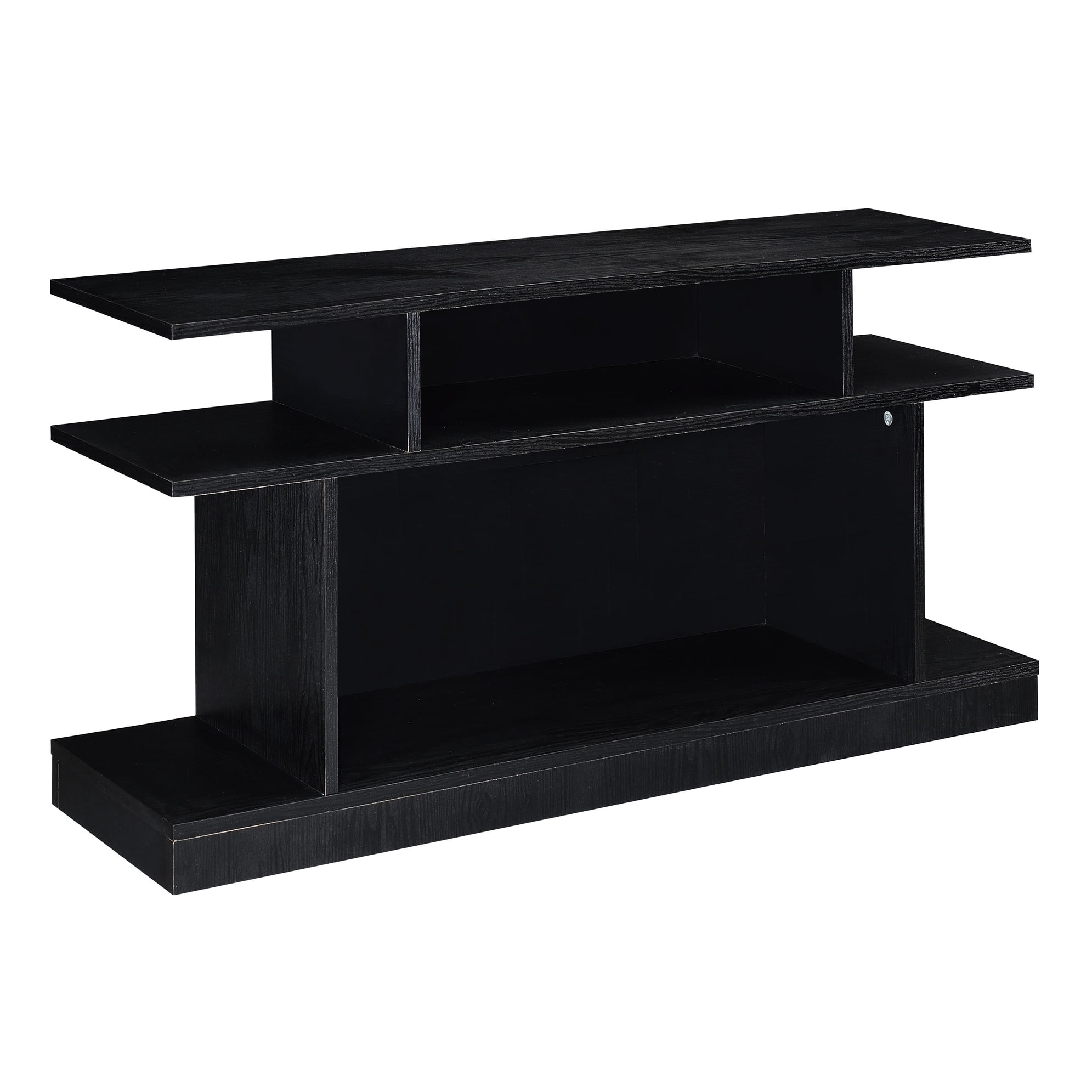 Modern Black 2-shelf Table For Decorating And Organizing Living Room ...