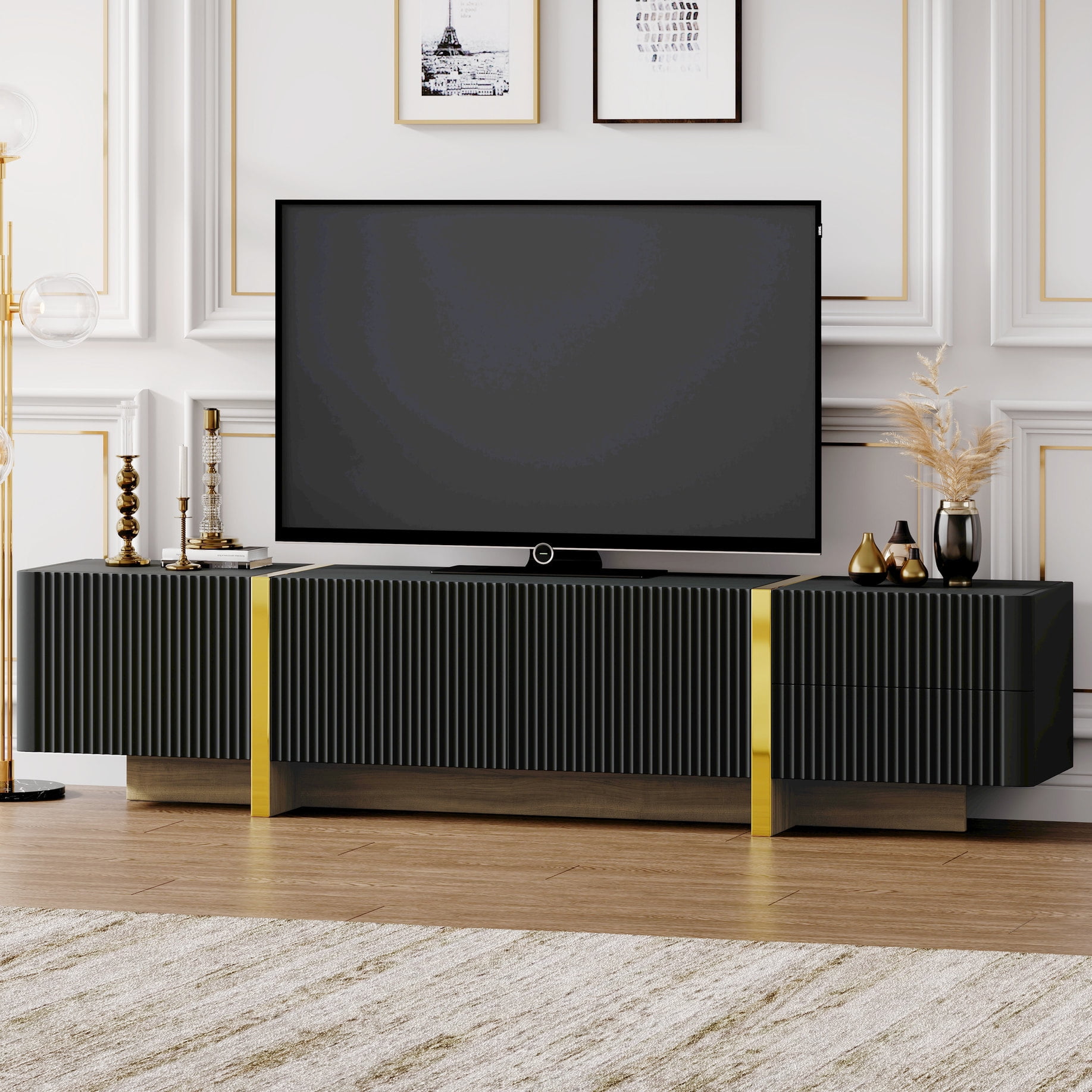 Modern Black - Distinctive Design & Tidy Storage - Primary Living Space ...