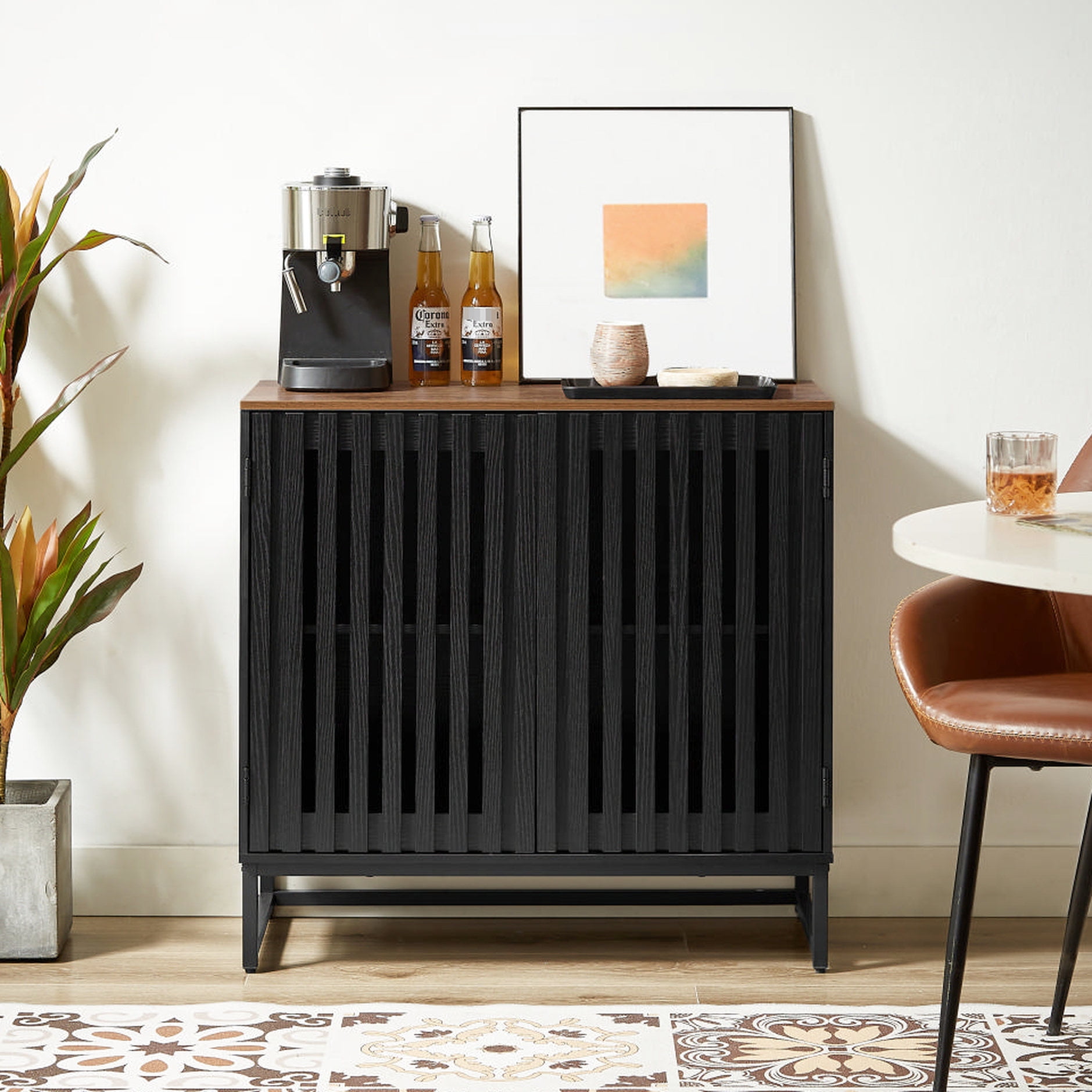 Modern Black MDF Dresser | Eye - Catching Design for Office or Home ...