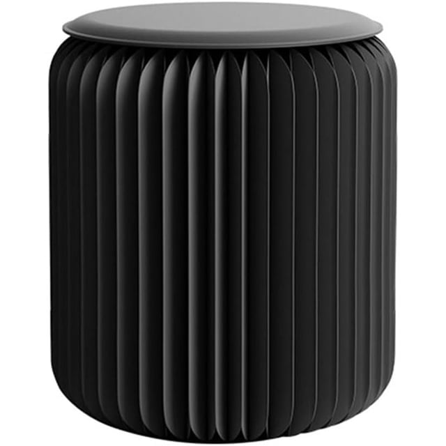 Modern Black Paper Stool Foldable - Walmart Business Supplies