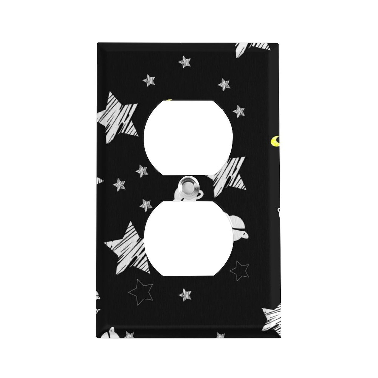 Modern Black White Stars Moon (2) Multitool Credit Card Sized Pocket ...