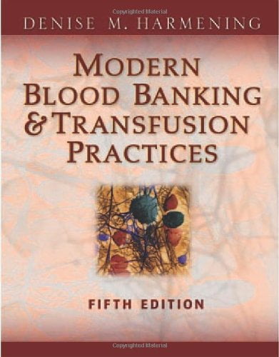 Pre-Owned Modern Blood Banking & Transfusion Practices (Hardcover ...