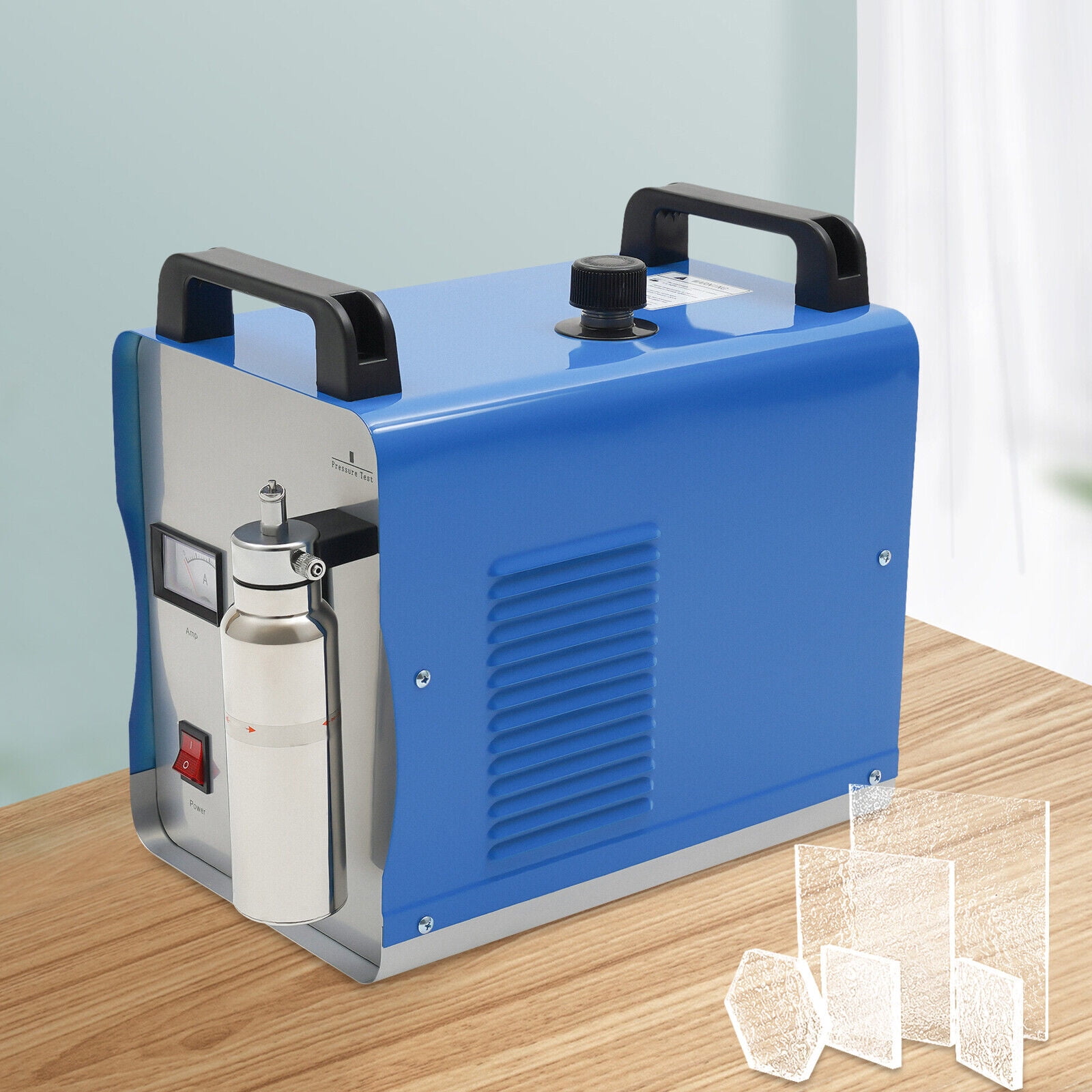 Modern Blue Acrylic Polishing Machine Flame Polisher Machine 18*11*14in ...
