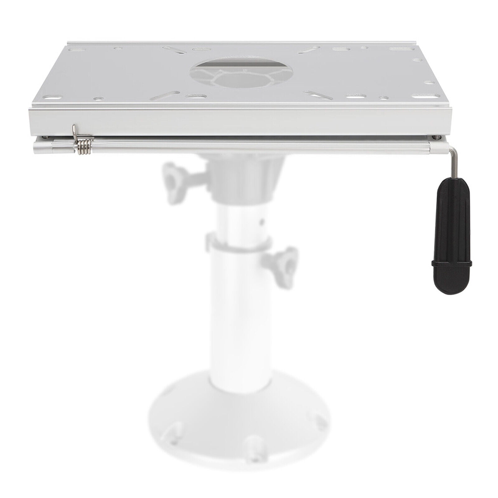 Modern Boat Seat Mount Plated Aluminum Seat Base Slide Plate Adjustment ...