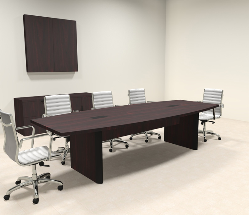 Modern Boat Shaped 10' Feet Conference Table, #OF-CON-CP3 - Walmart.com