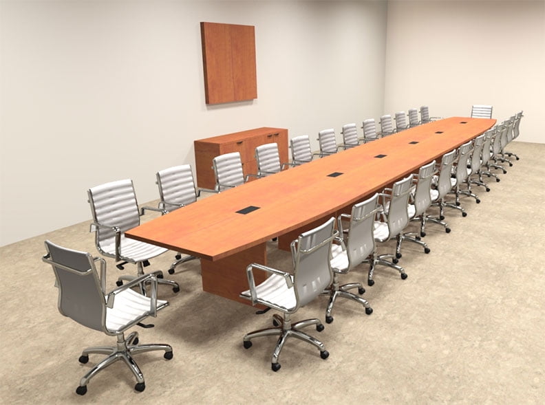 Modern Boat Shapedd 28' Feet Conference Table, #OF-CON-C101 - Walmart.com