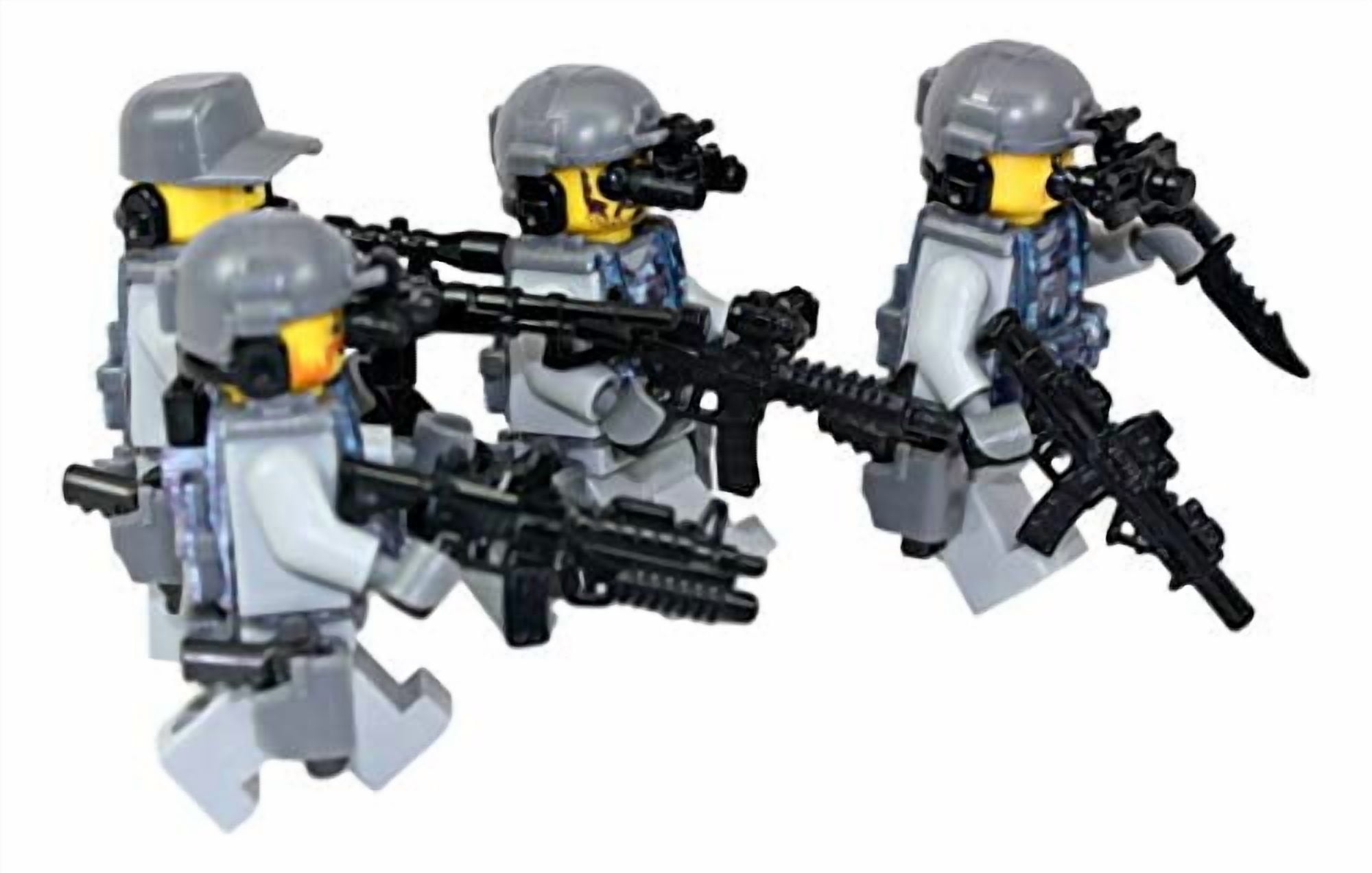 Modern Brick Warfare Navy Seal Team 6 Squad Custom Minifigure - Walmart.com