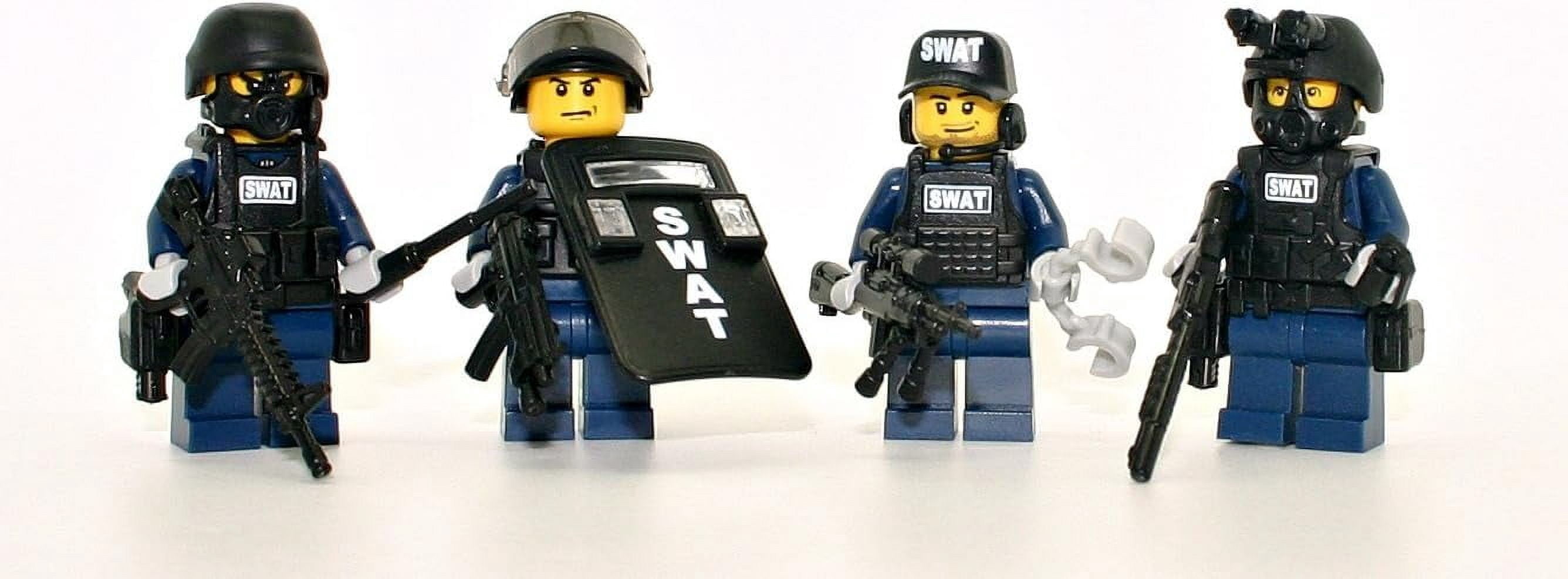 Modern Brick Warfare Swat Team Police Squad V2 Custom Minifigure ...