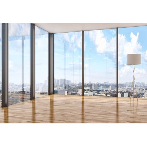Modern Building Office Room French Sash Wood Floor Interior Kids Adults ...