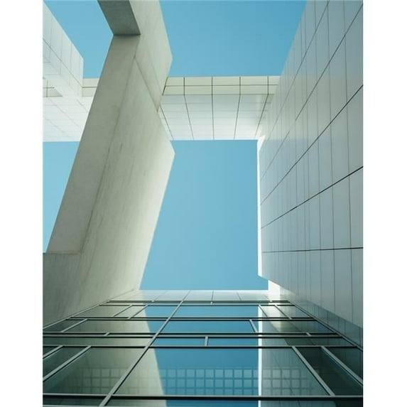 Modern Building Viewed From Below Poster Print - 13 x 17 - Walmart.com