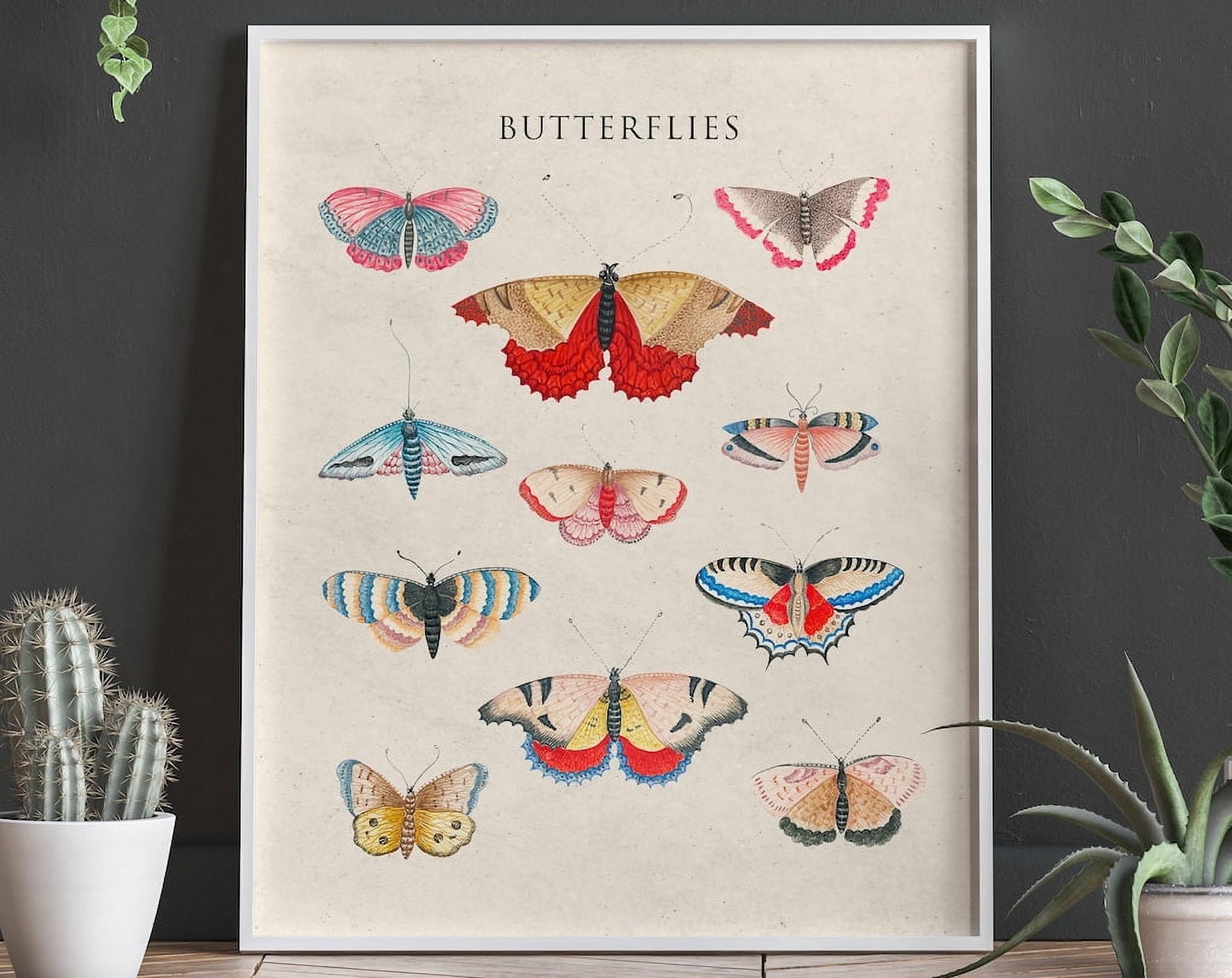 Modern Butterfly Poster Butterfly Prints Butterfly Wall Art Nature ...