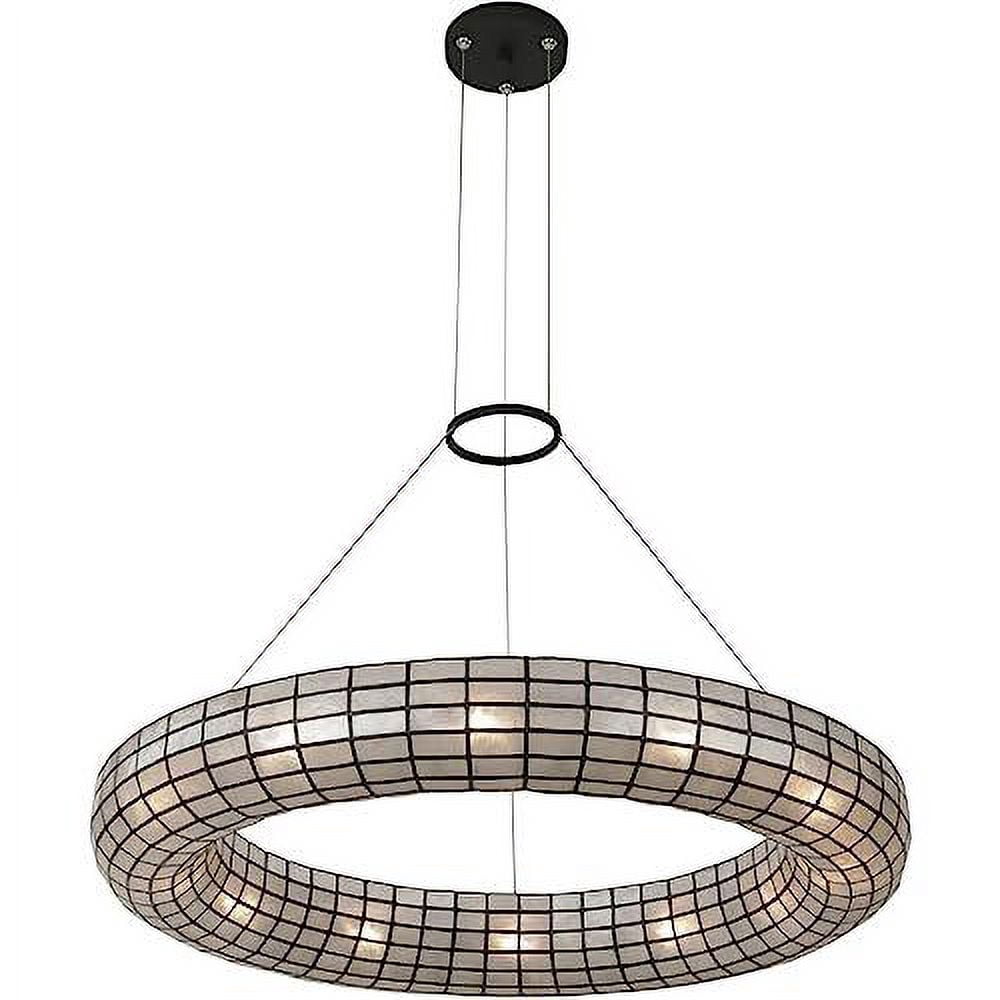 Modern Capiz Shell Pendant Light, Belen Kox - Walmart.com