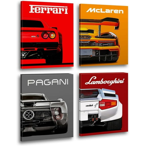 McLaren MP4/4 1988 Formula 1 Racing Legend Technical Art Poster 16x24 ...