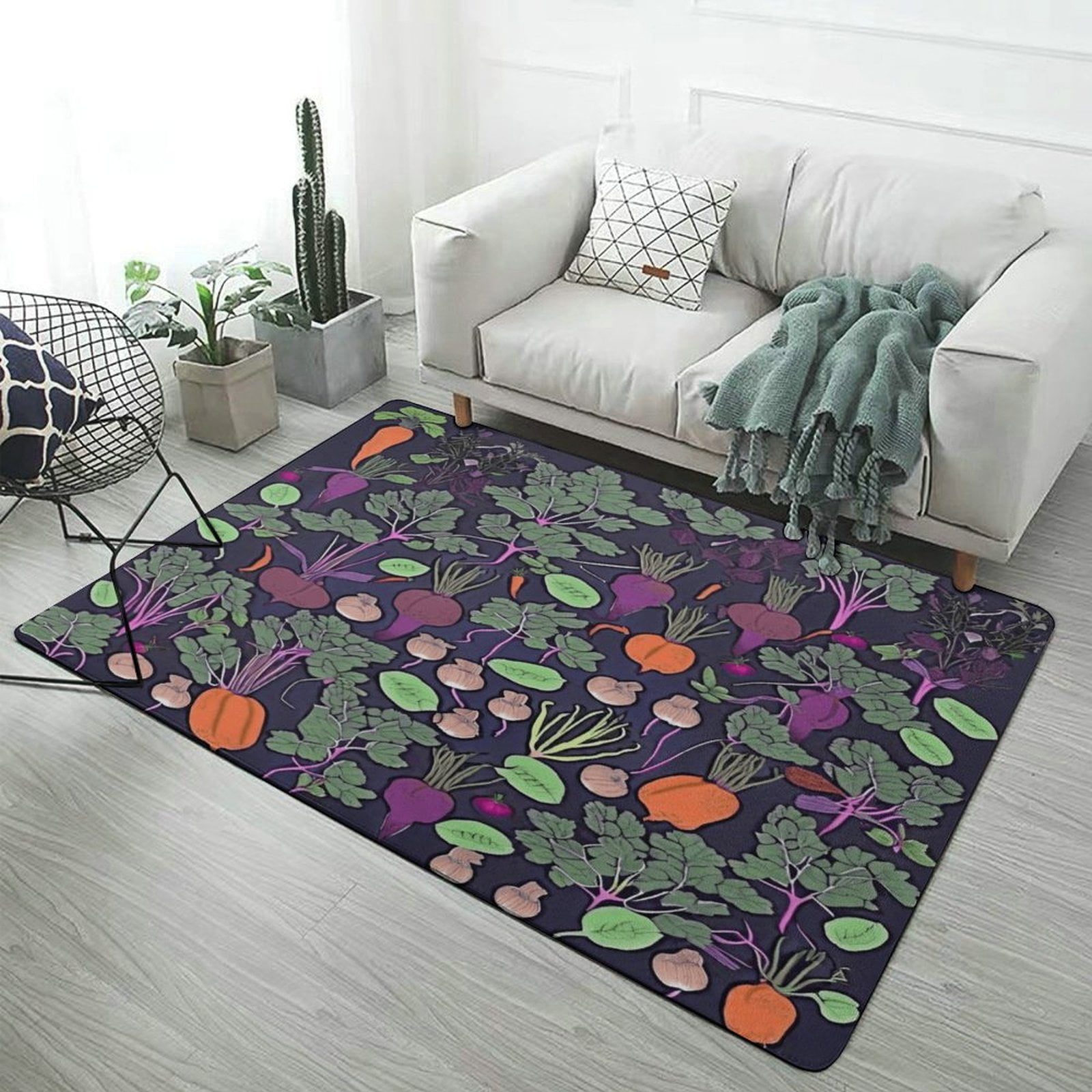 Modern Carpets for Living Room Carrot Soft Luxury Large Area Plush Rugs ...