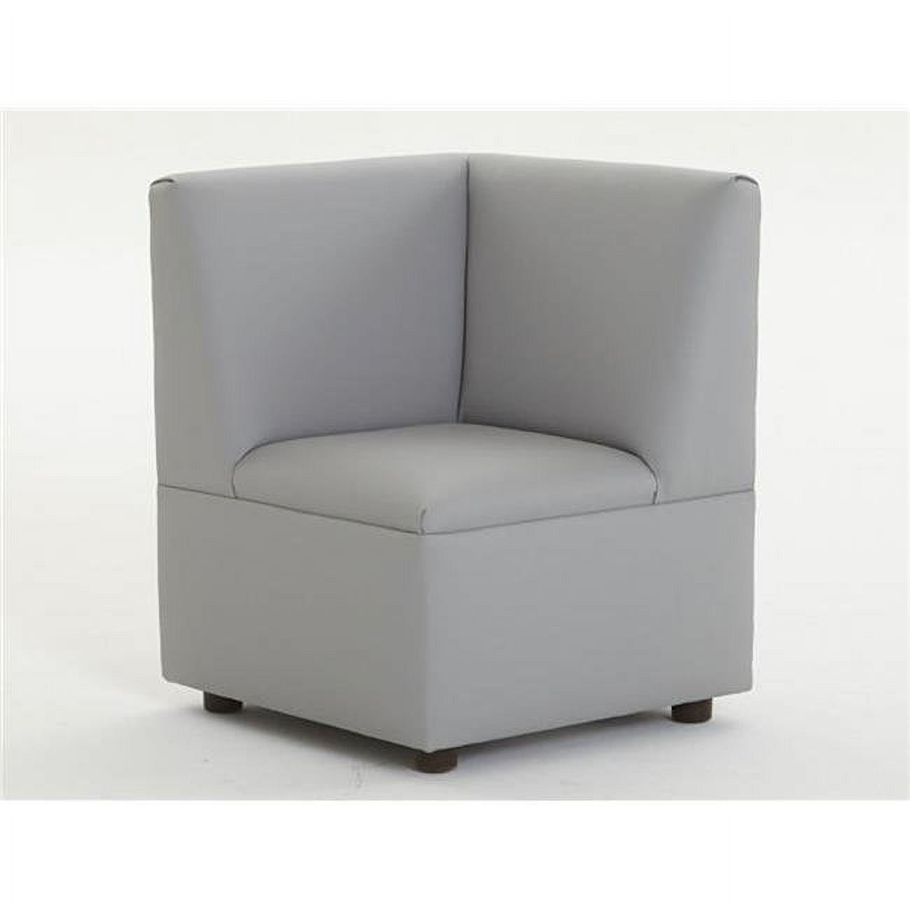 Modern Casual Cozy Corner Chair, Gray 26 x 20 x 20 in. - Walmart.com