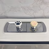Modern Cat Claw Design Toilet Flush Button - Dual Press Plastic Water ...