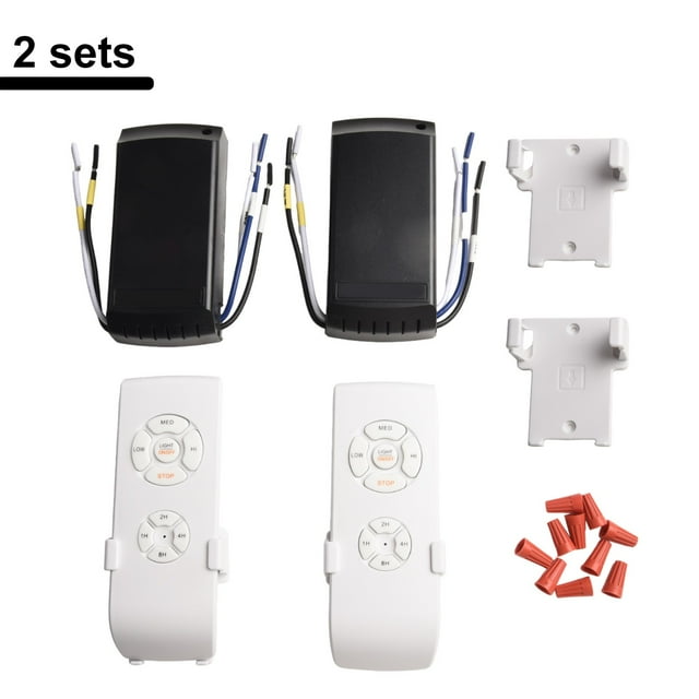 Modern Ceiling Fan Light Remote Control Kit Easy Installation Sensitive ...