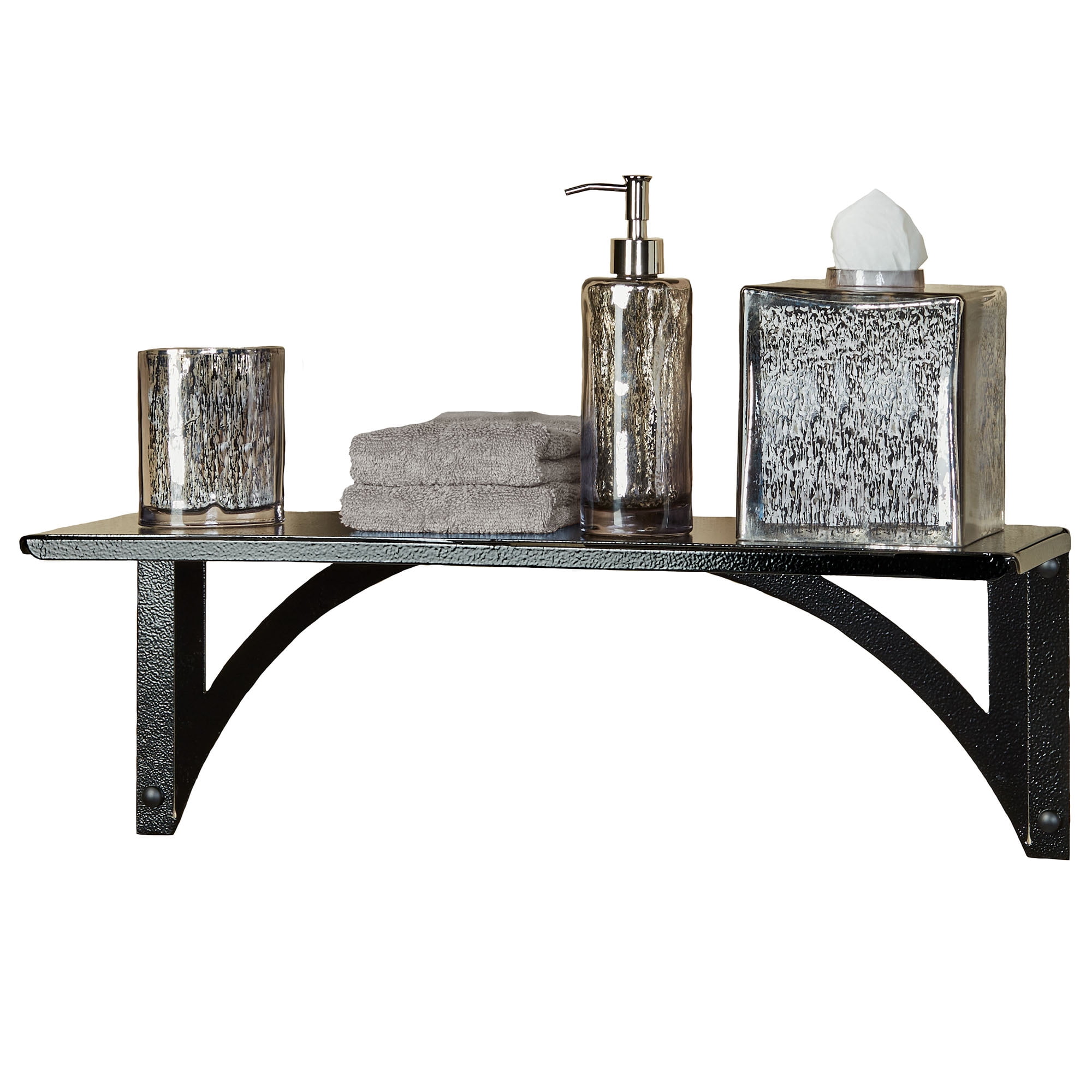 Modern Century Indoor Outdoor Steel 24 Inch Wall Shelf by JasonW ...