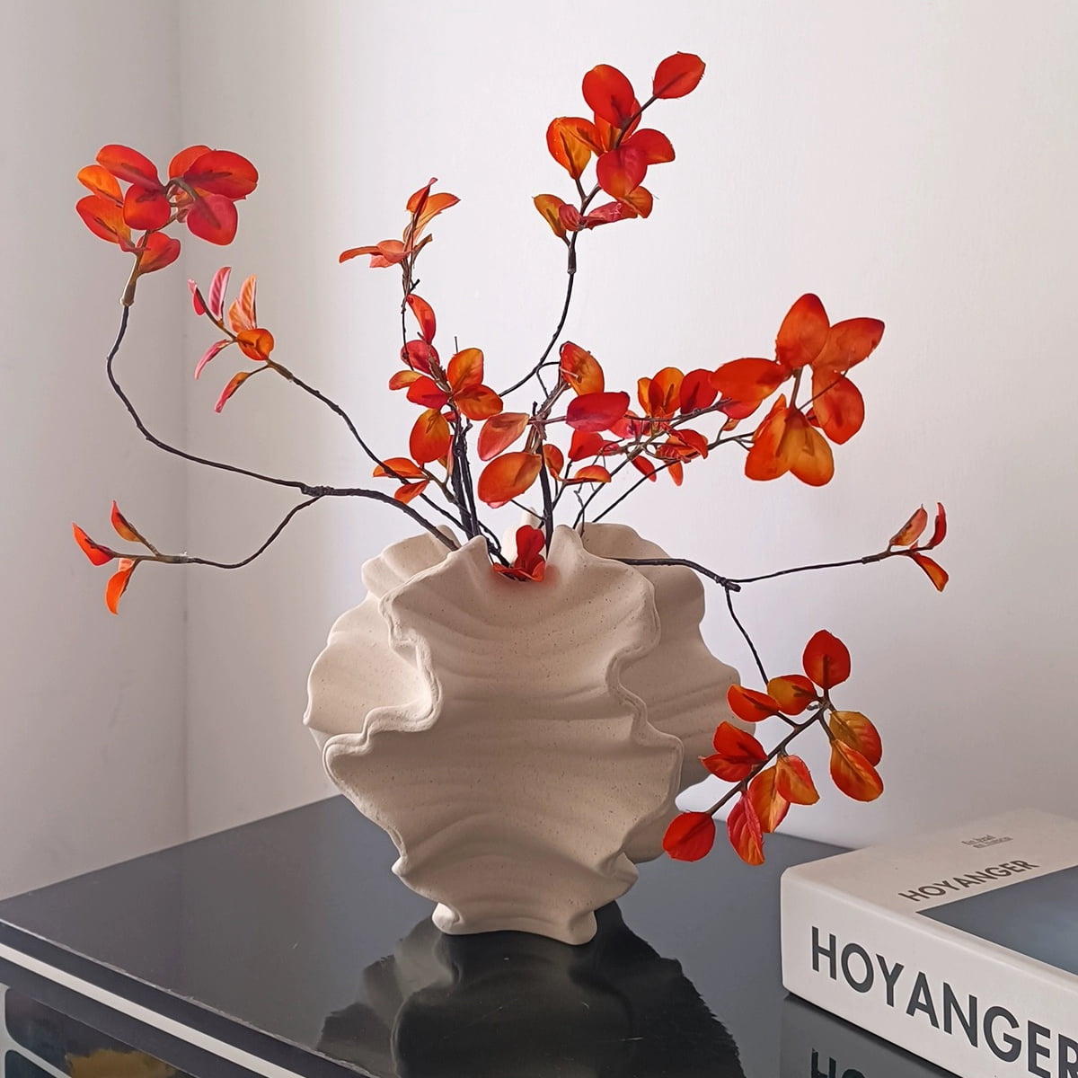 Modern Ceramic Vase - 5-Inch Handmade Nordic Boho Flower Vase for ...