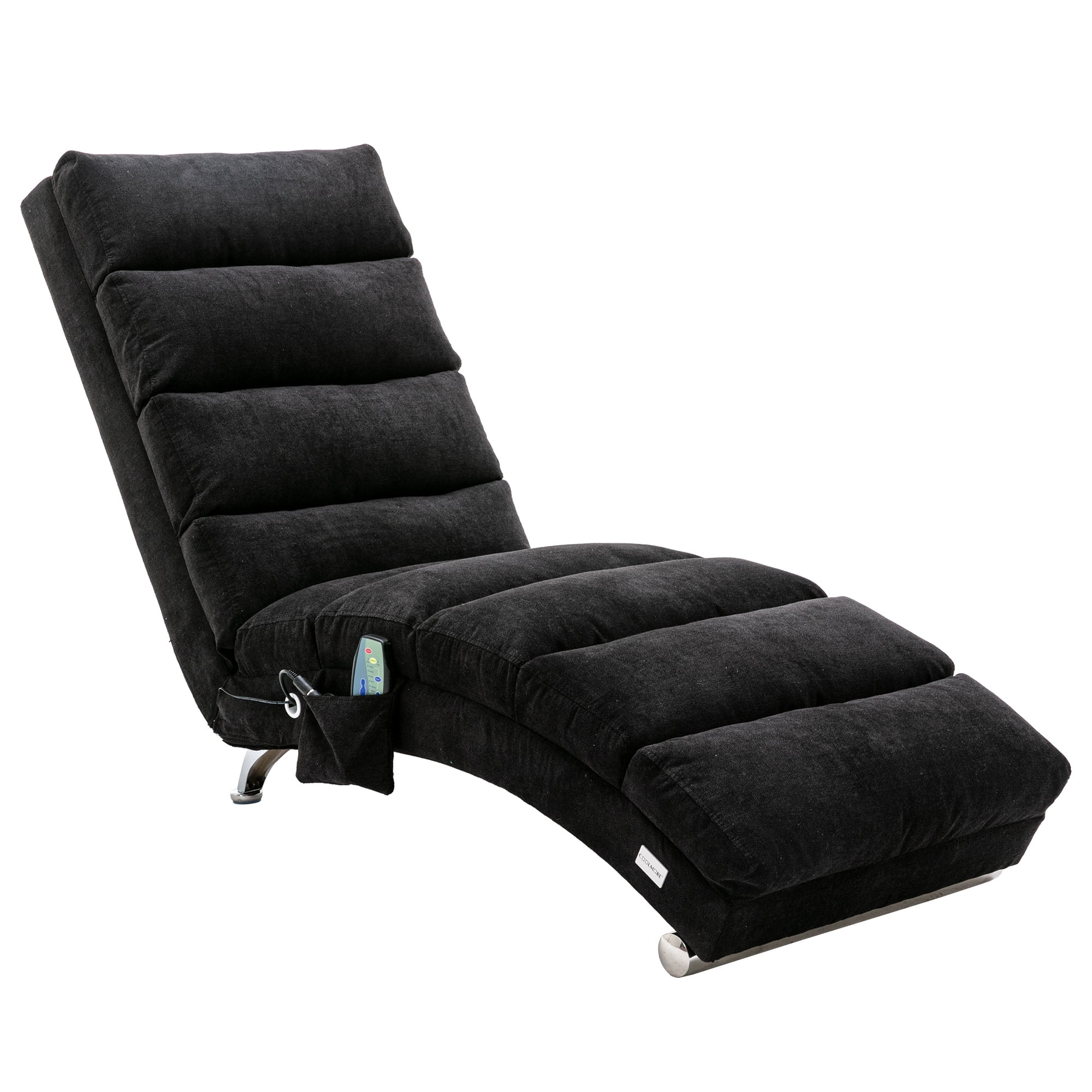 Modern Chaise Lounge Indoor Chair,Long Lounger Black - Walmart.com