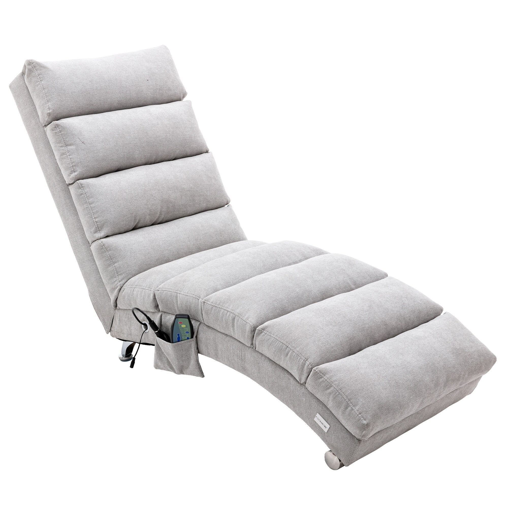 Modern Chaise Lounge Indoor Chair,Long Lounger Light Grey - Walmart.com