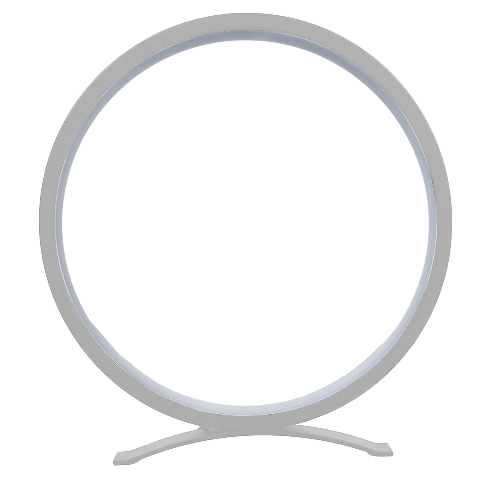 Modern Circle Nightstand Lamp,Table Lamp, Metal Ring Table Lamp Bedside ...