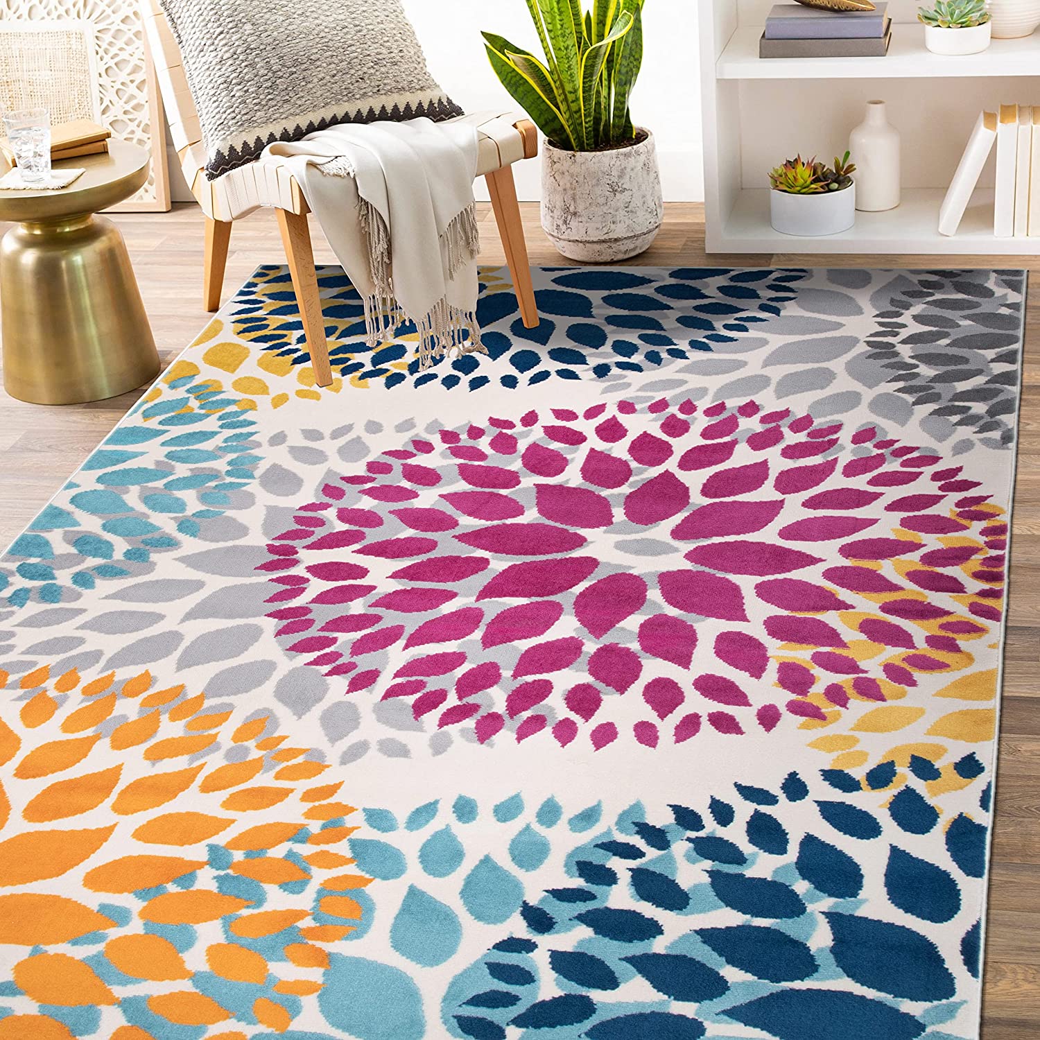 Modern Circles Design Carpet for Living Room Luxury Home rations Sofa ...