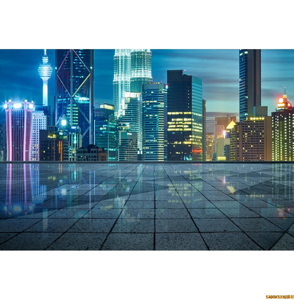 Modern City Buildings Backdrop Art Architecture Kids Adult Travel ...