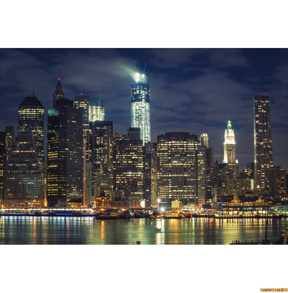 Modern City Buildings Backdrop Art Architecture Kids Adult Travel ...