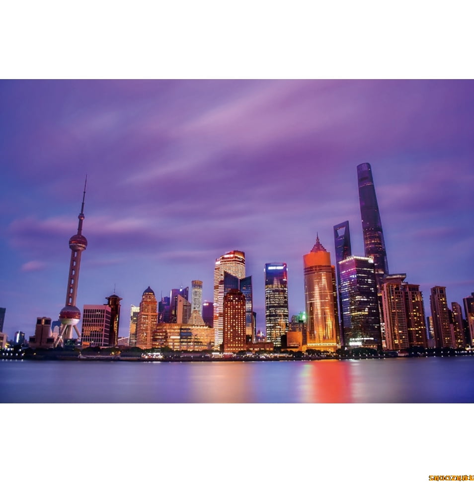 Modern City Buildings Backdrop Art Architecture Kids Adult Travel ...