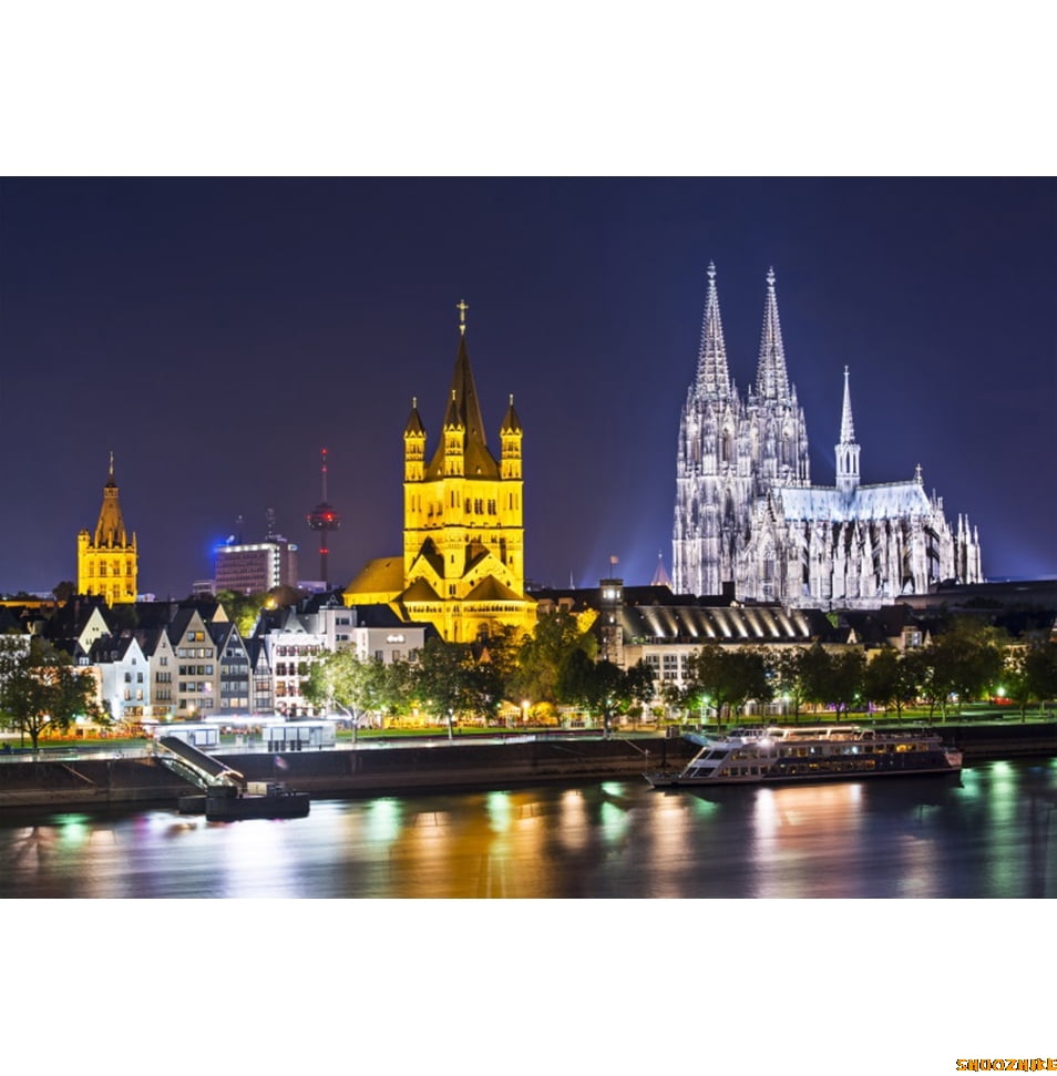 Modern City Buildings Backdrop Art Architecture Kids Adult Travel ...