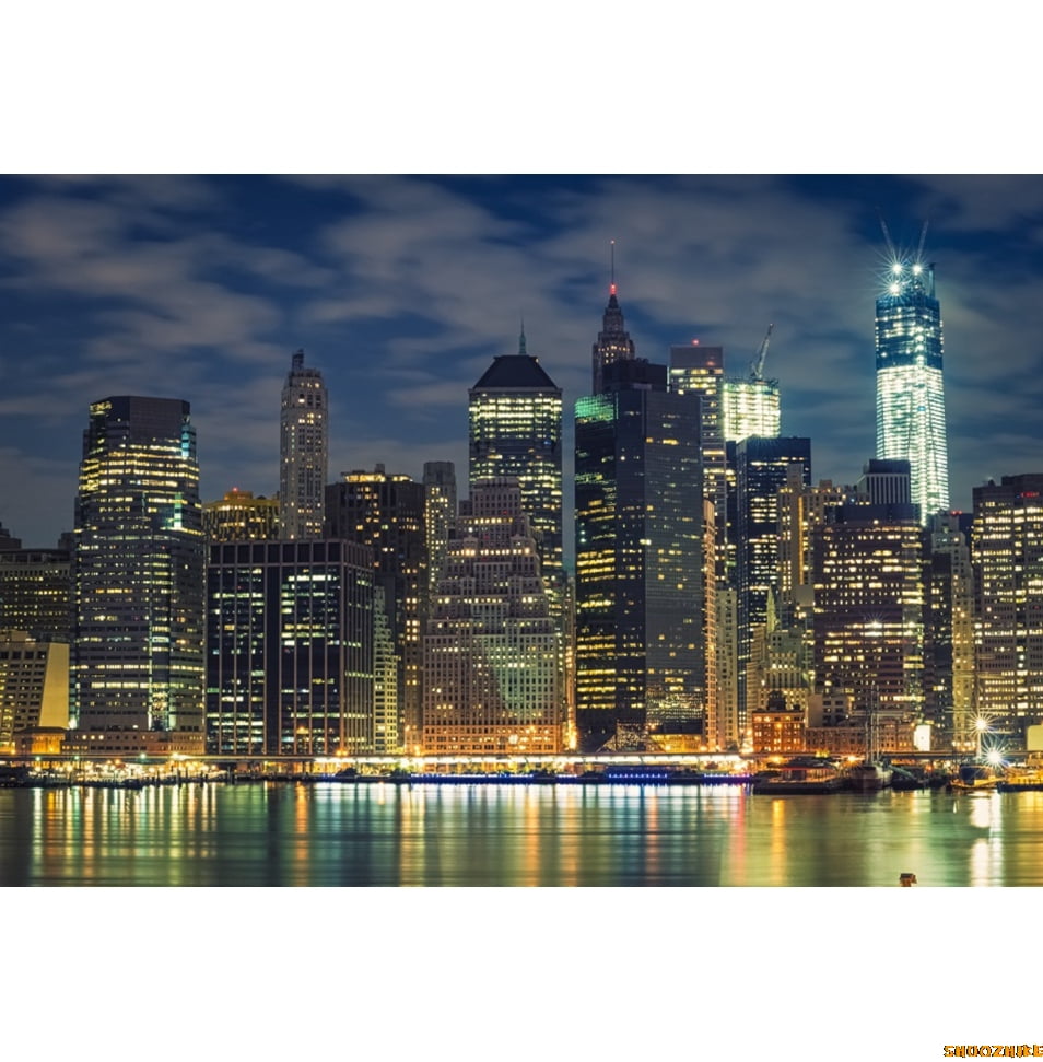 Modern City Buildings Backdrop Art Architecture Kids Adult Travel ...