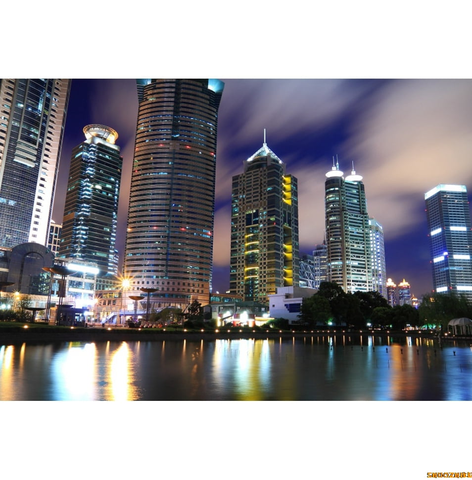 Modern City Buildings Backdrop Art Architecture Kids Adult Travel ...