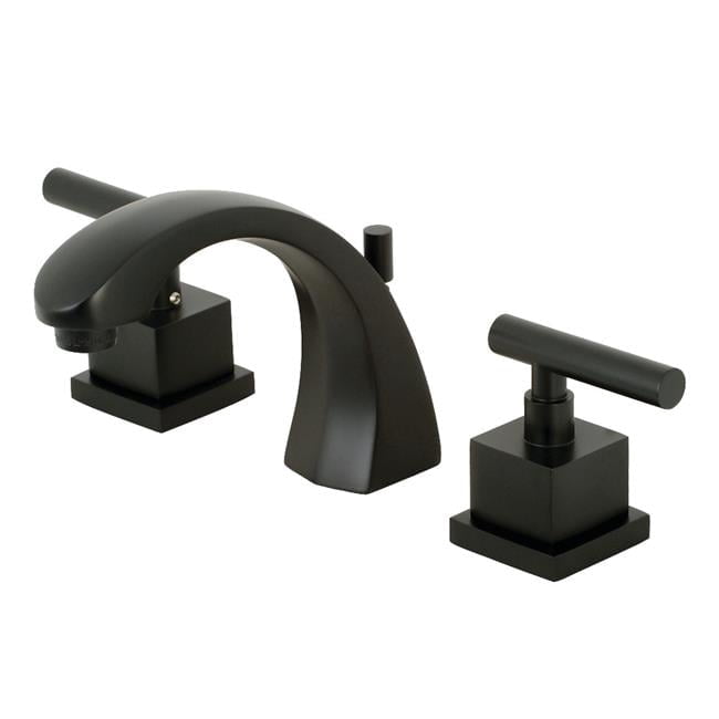 Modern Claremont 8 in. Widespread Lavatory Faucet with Brass Pop-Up ...
