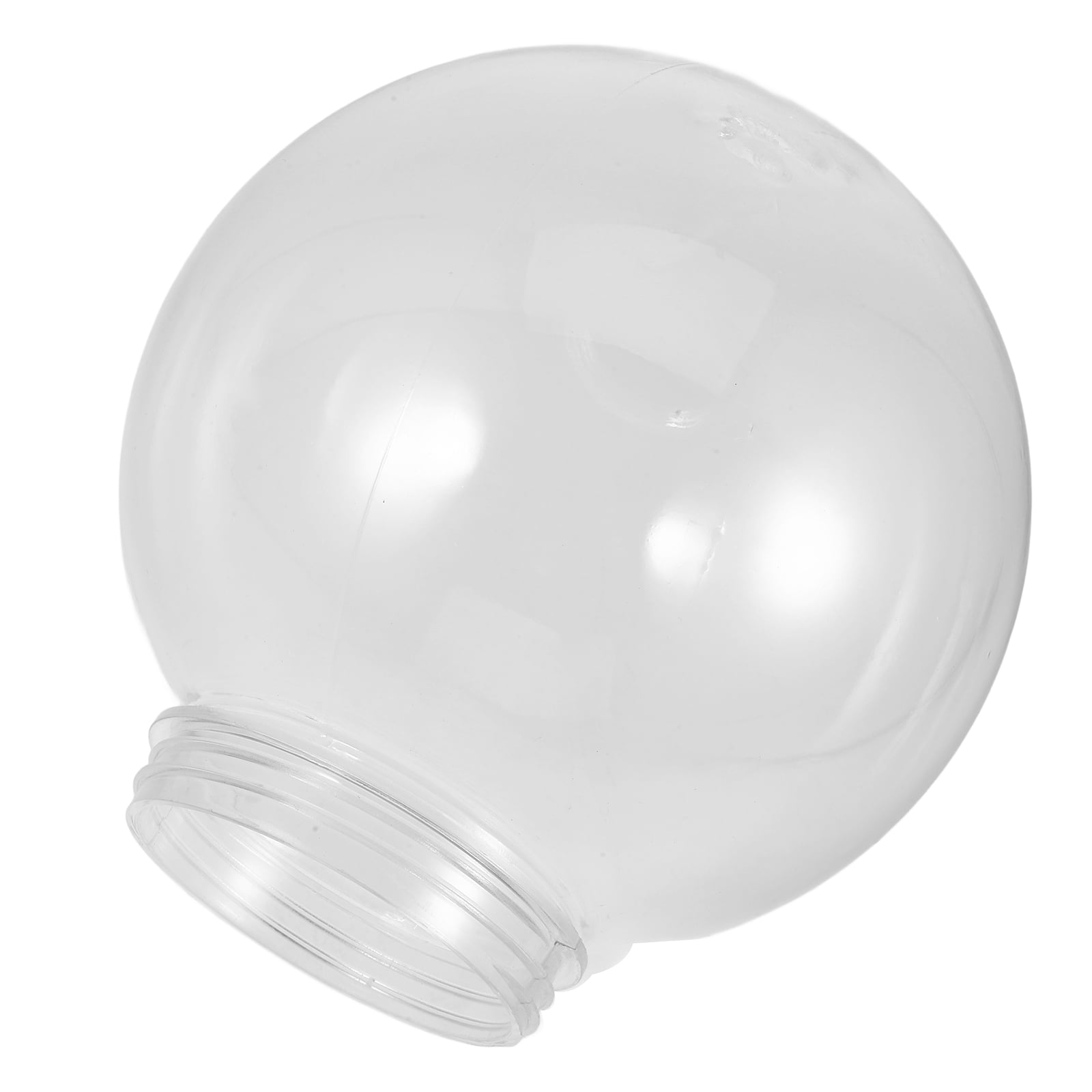 Modern Clear Acrylic Round Globe Lampshade Lamp Post Globe Replacement ...