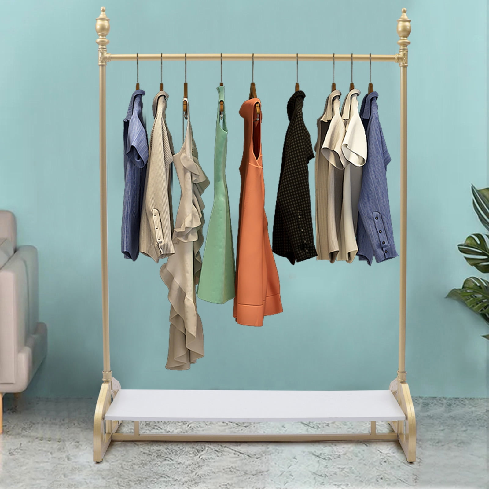 Modern Clothes Rack Retail Display Clothes Rack Freestanding Garment ...