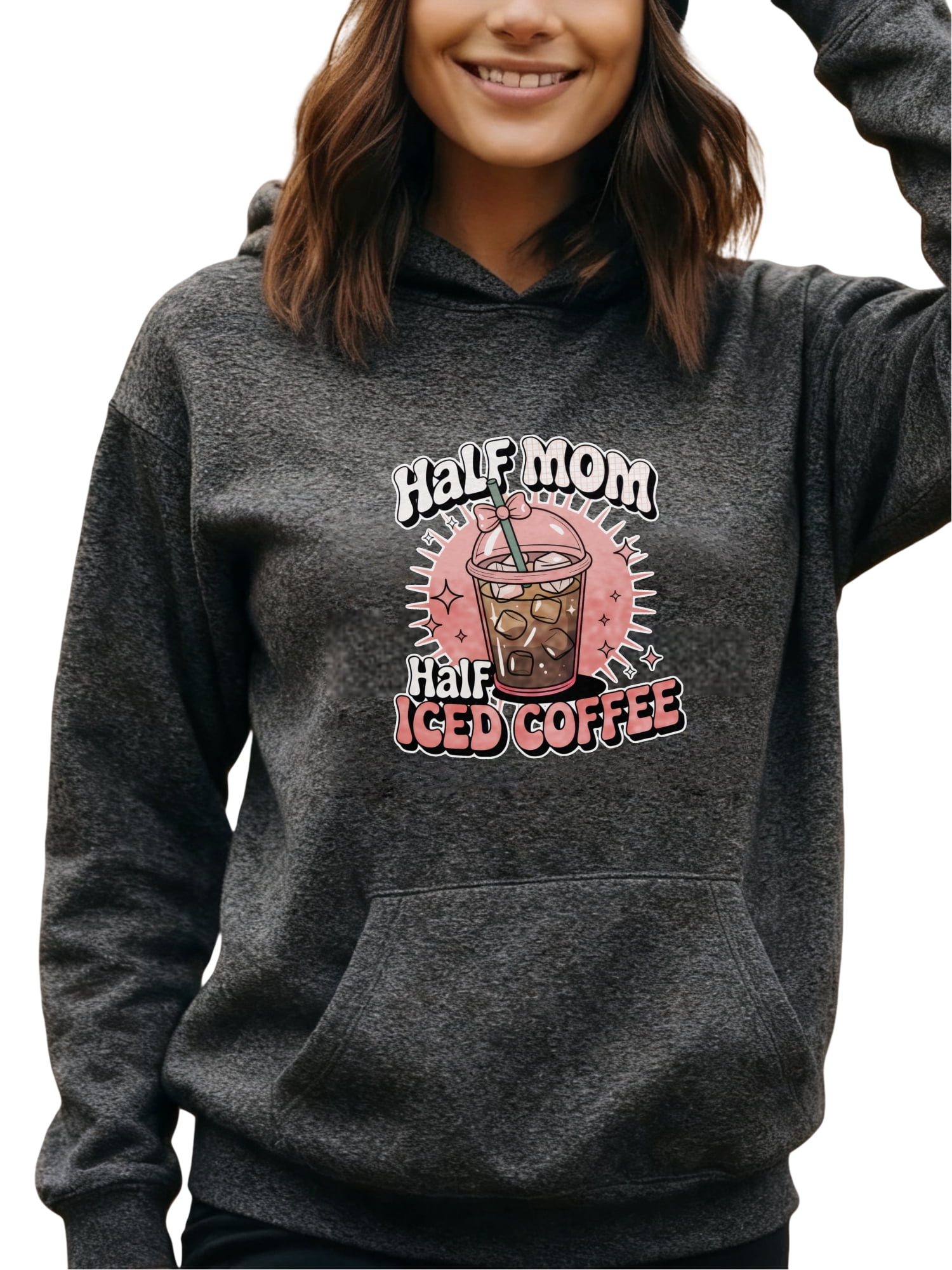 Modern Coffee Mom Quotes Hoodie for Men and Women, Unisex Pullover ...