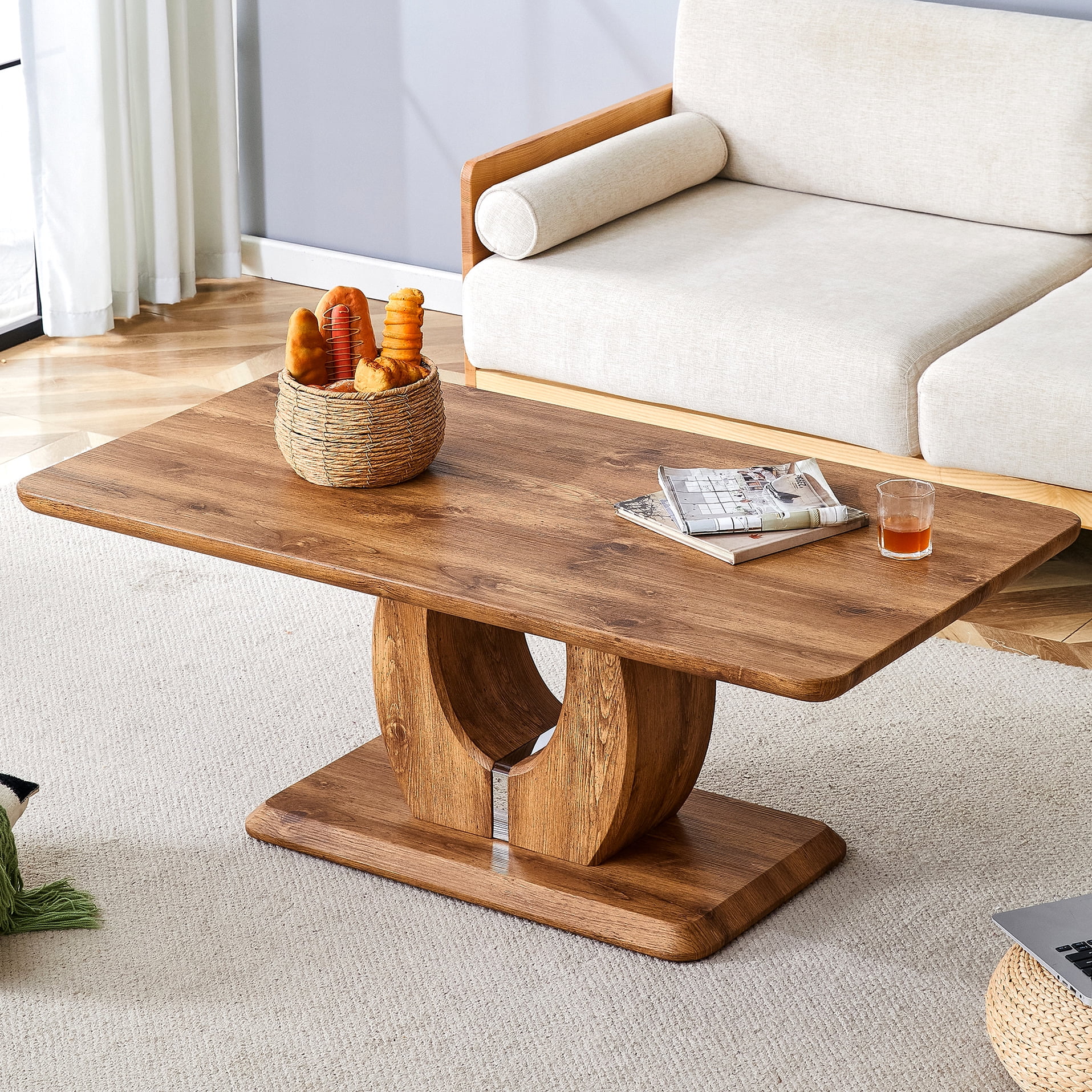 Modern Coffee Table As Computer Desk And Game Table, 47"x25.6"x18 ...