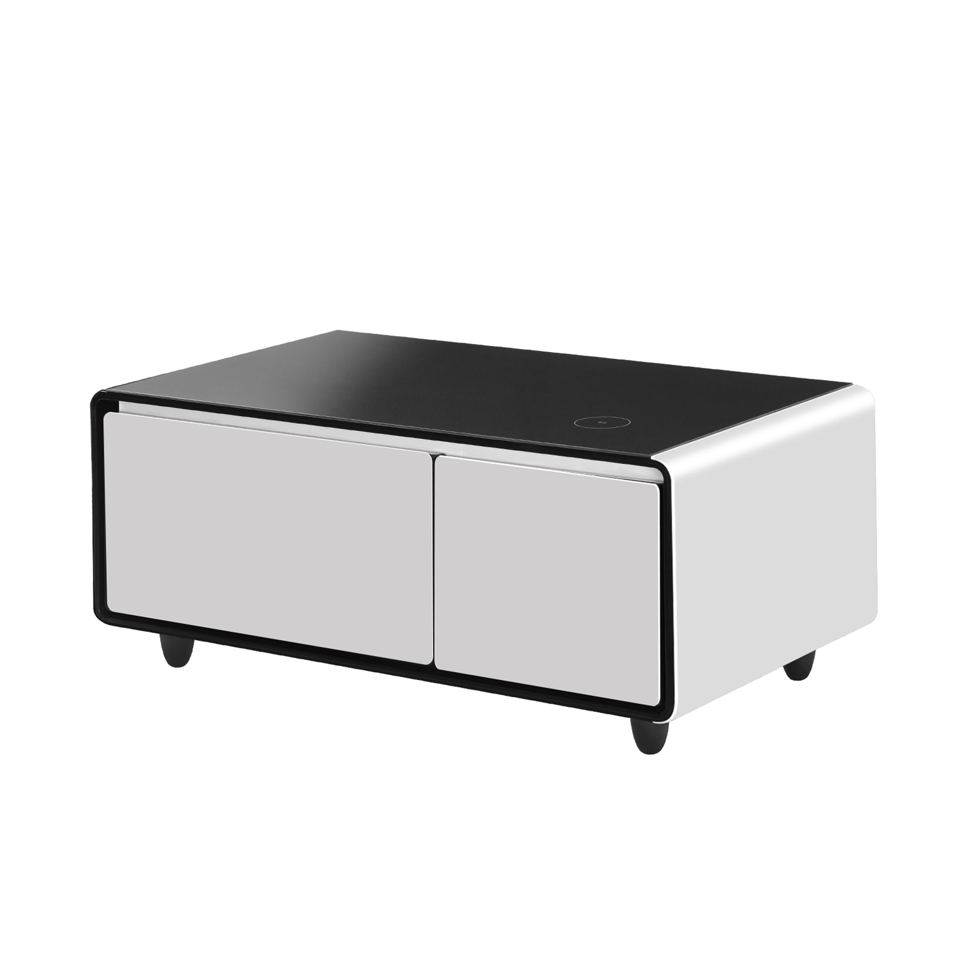 Modern Coffee Table with Built-in Fridge Mechanical Temperature Control ...